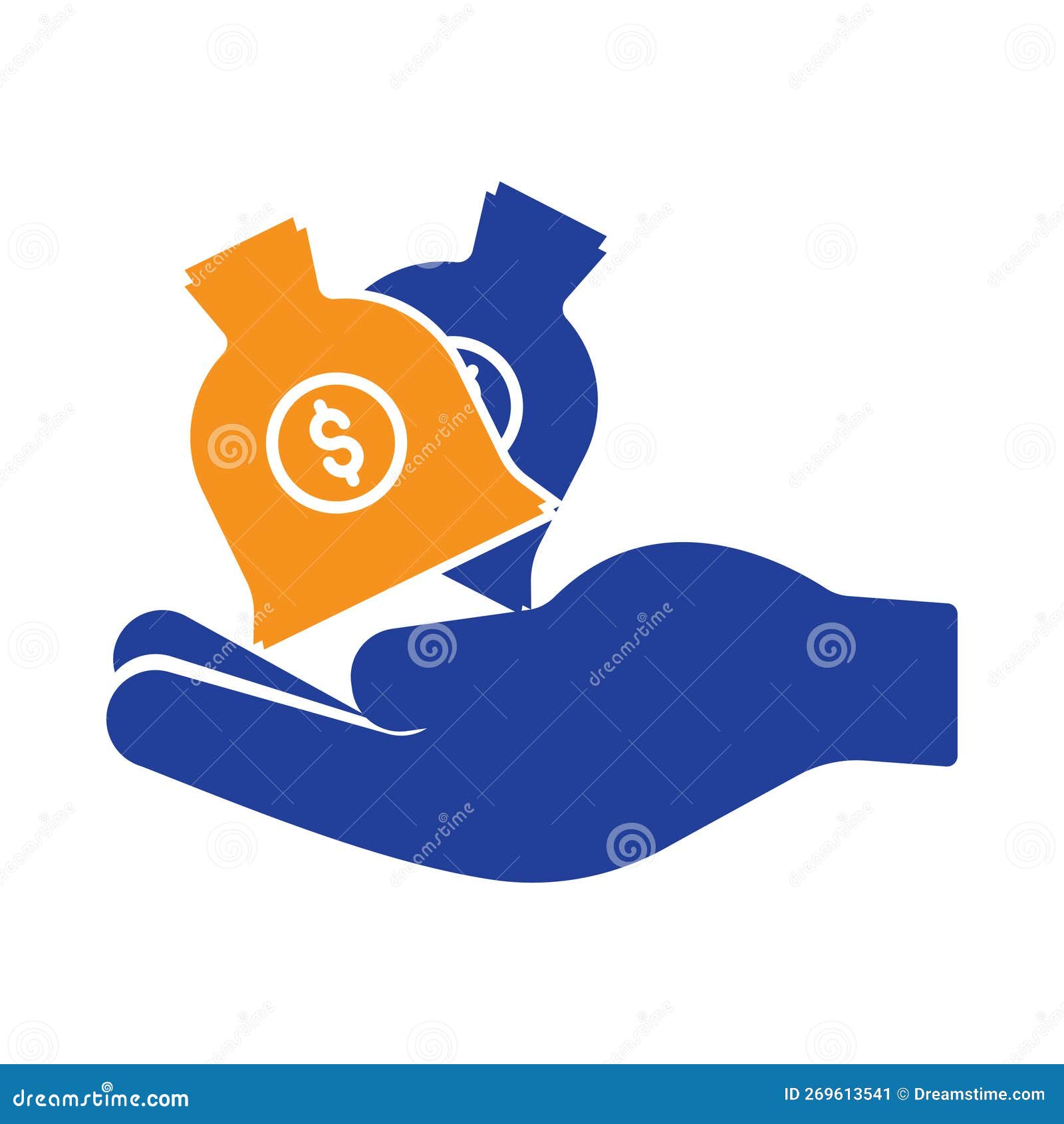 Save money icon stock vector. Illustration of currency - 269613541