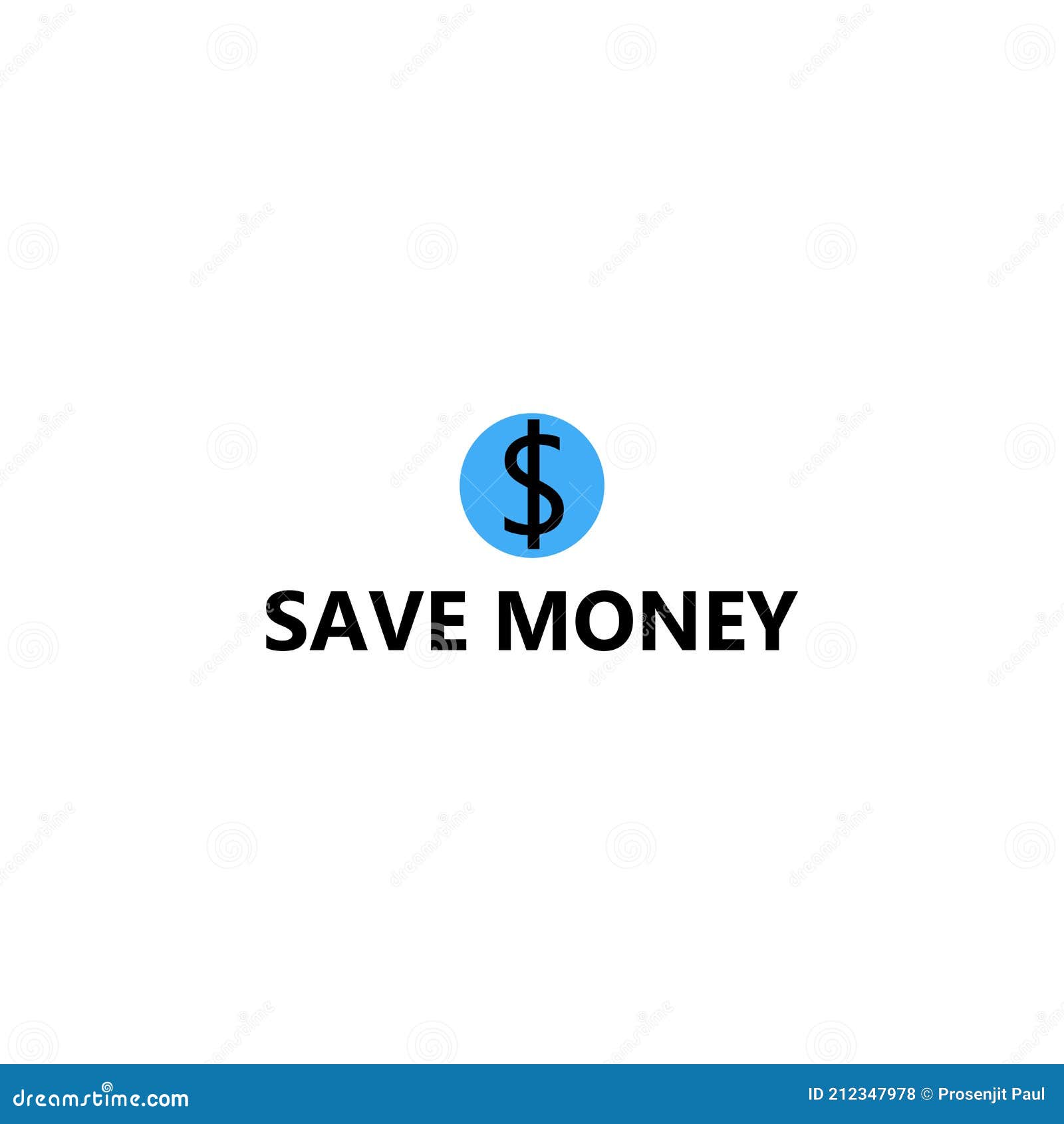 Save Money Logo Colorful Vector Stock Vector - Illustration of company ...