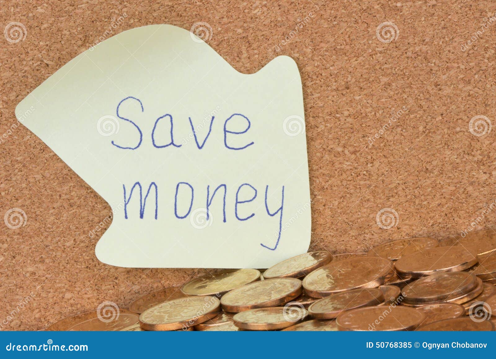 Save Money Written on Sticky Note Stock Image - Image of cash, concept ...