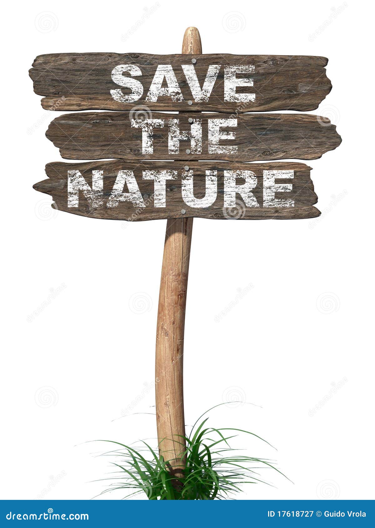 Save the nature! stock illustration. Illustration of empty - 17618727