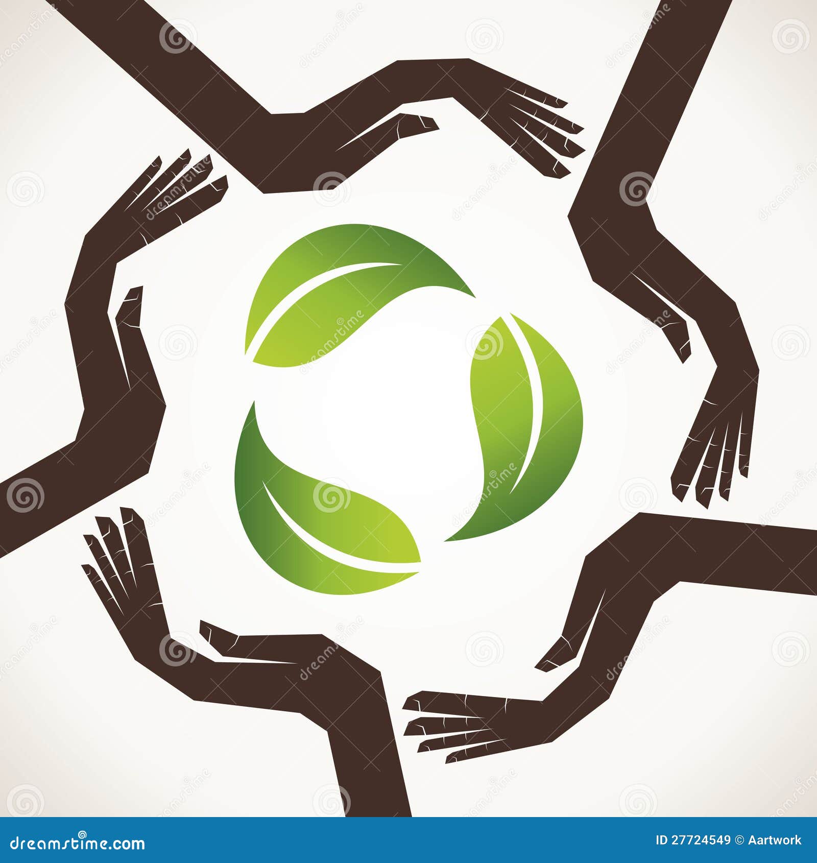 Save the nature concept stock vector. Illustration of love - 27724549