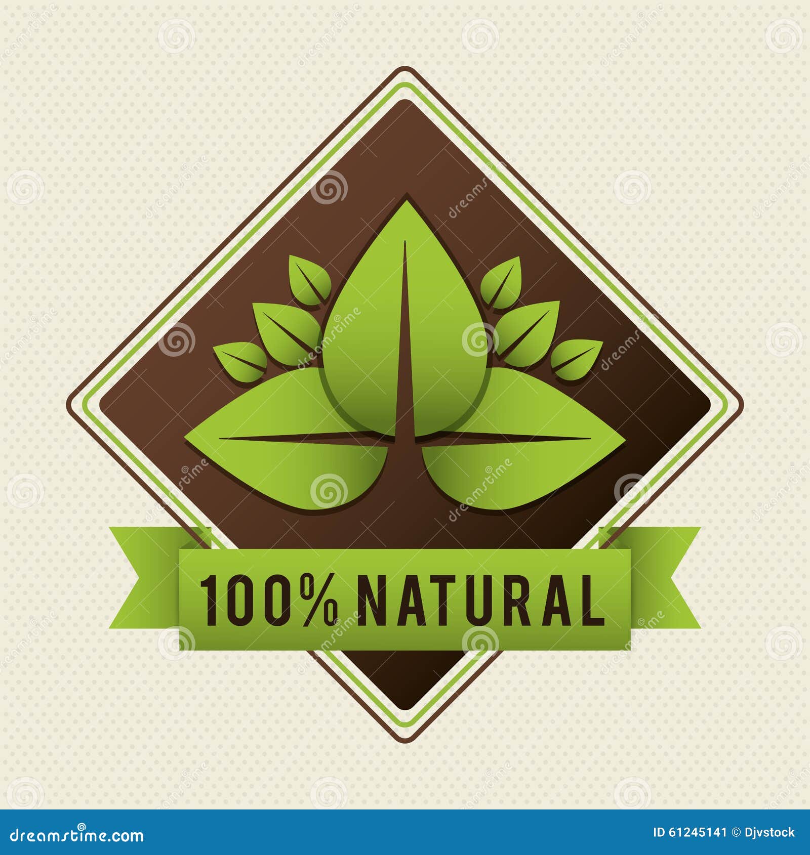 Save nature ecology label stock vector. Illustration of green - 61245141