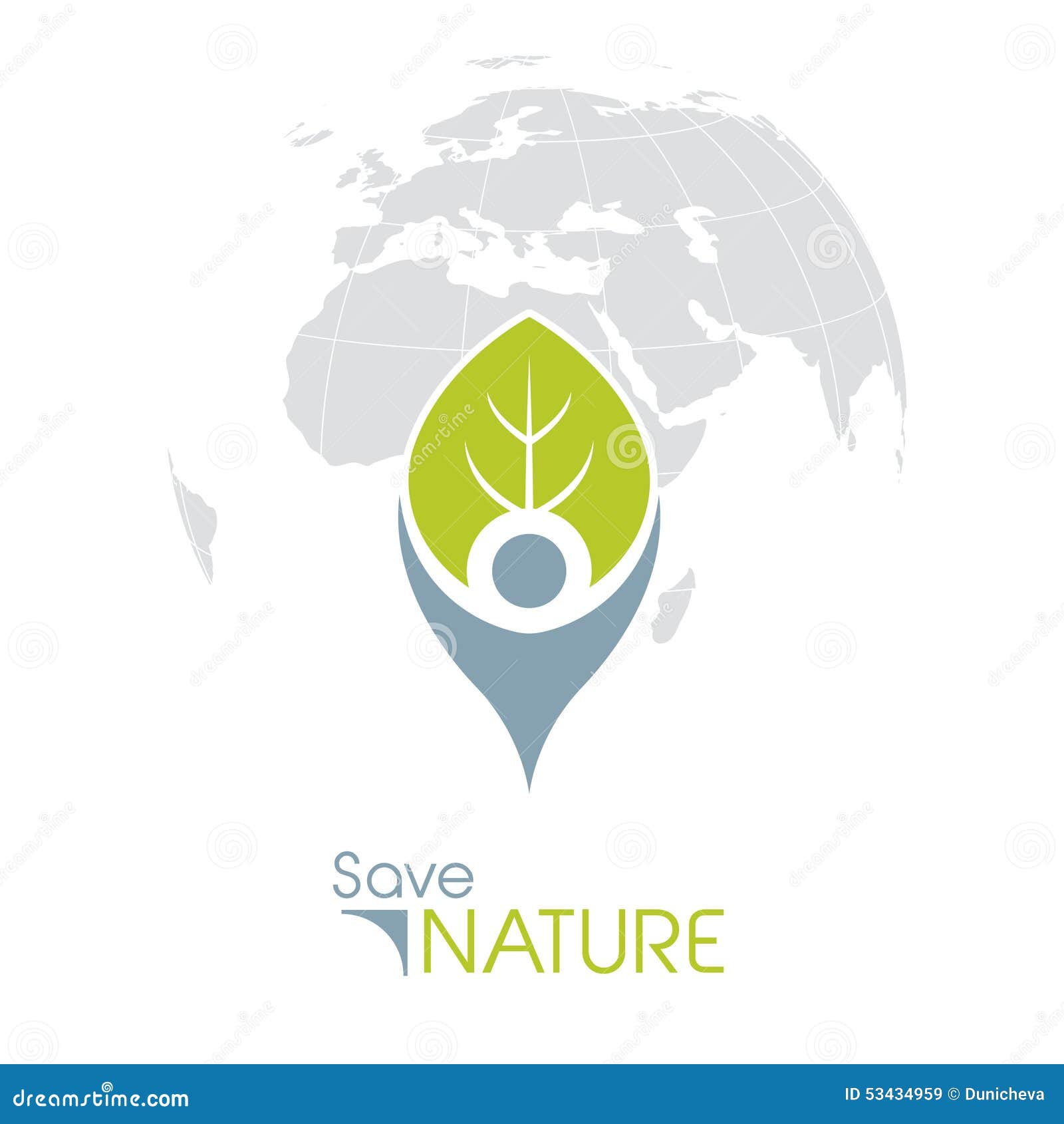 Save Nature Icon stock vector. Illustration of icons - 53434959