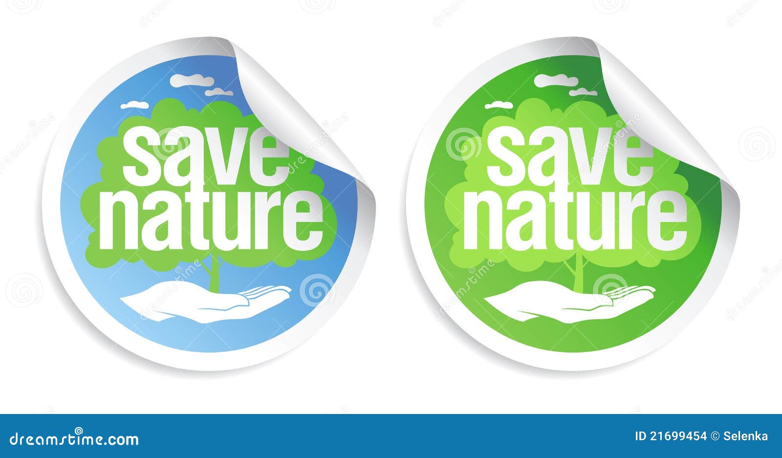 Save nature signs. stock vector. Illustration of planet - 21699454