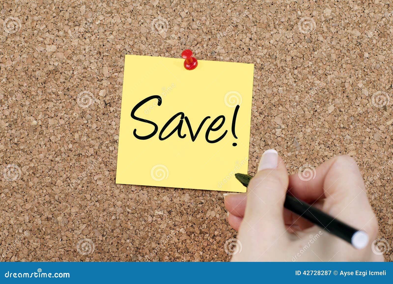 Save Note stock image. Image of push, pinned, energy - 42728287