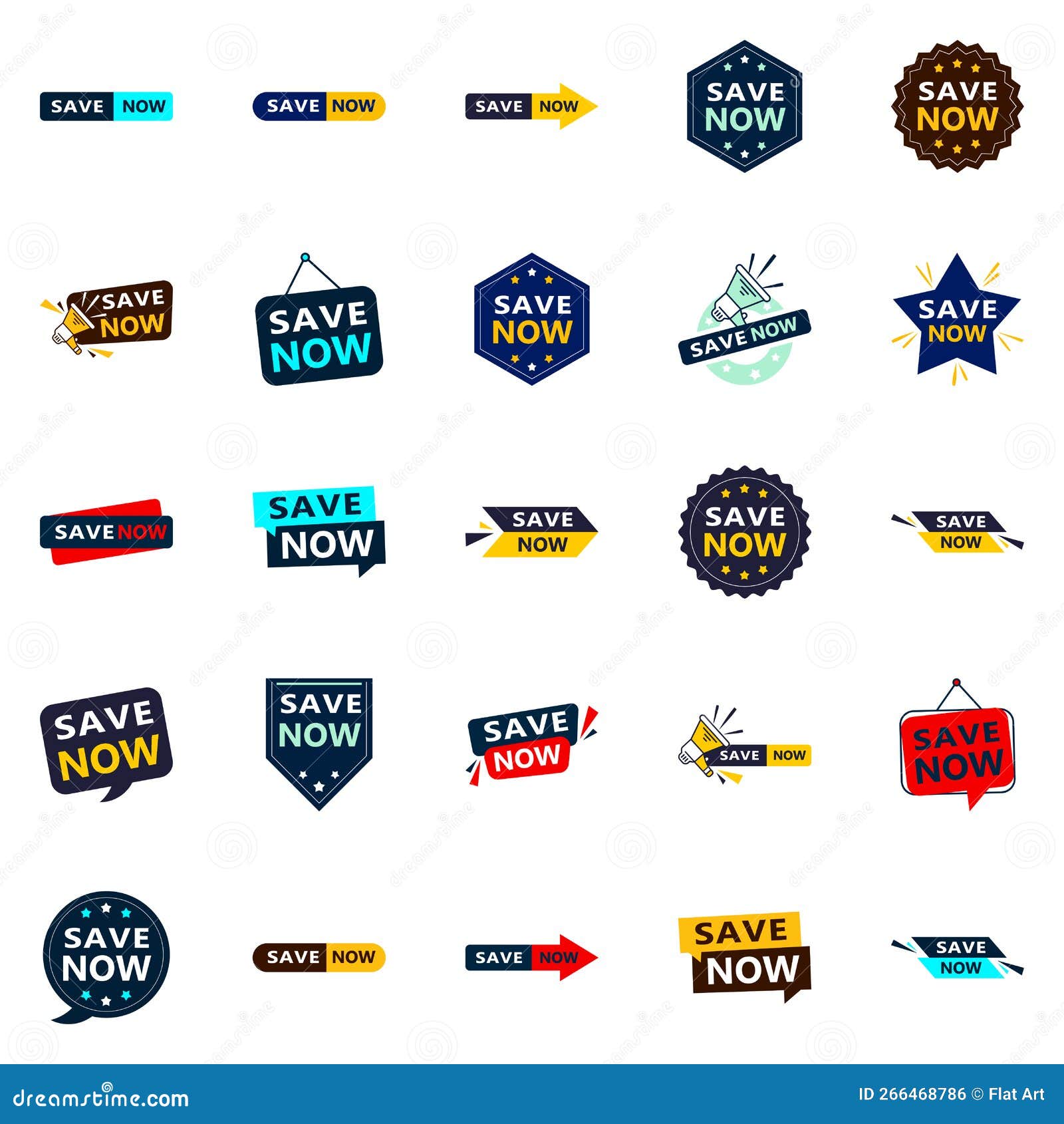 Save Now 25 Eye Catching Typographic Banners for Driving Savings Stock ...