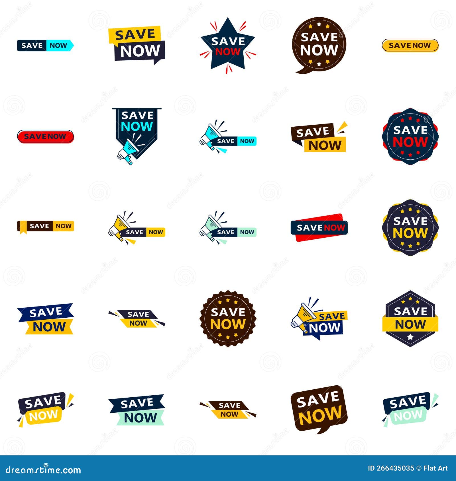 Save Now 25 Modern Typographic Elements for Promoting Saving in a ...