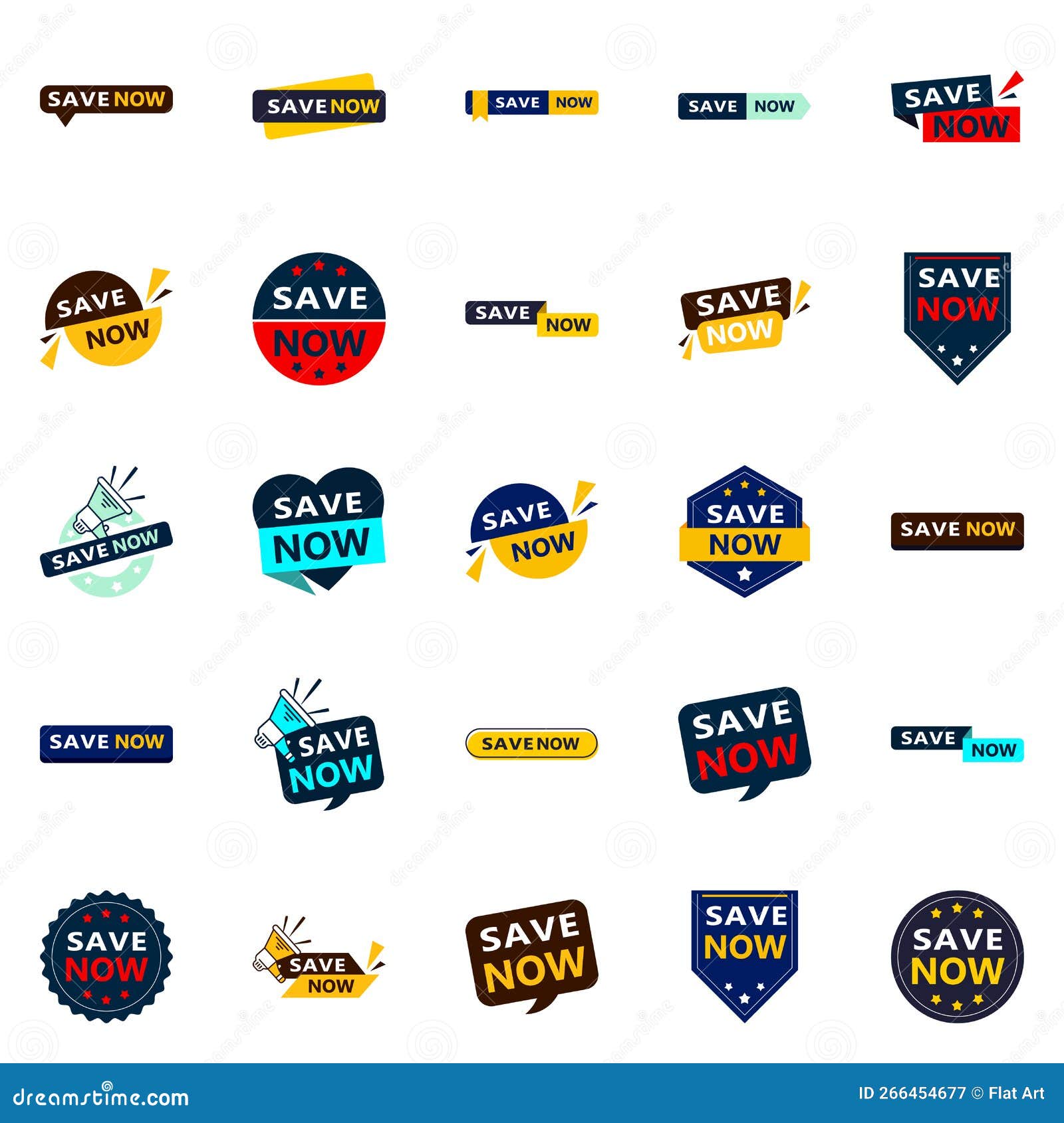 Save Now 25 Modern Typographic Elements for Promoting Saving in a ...