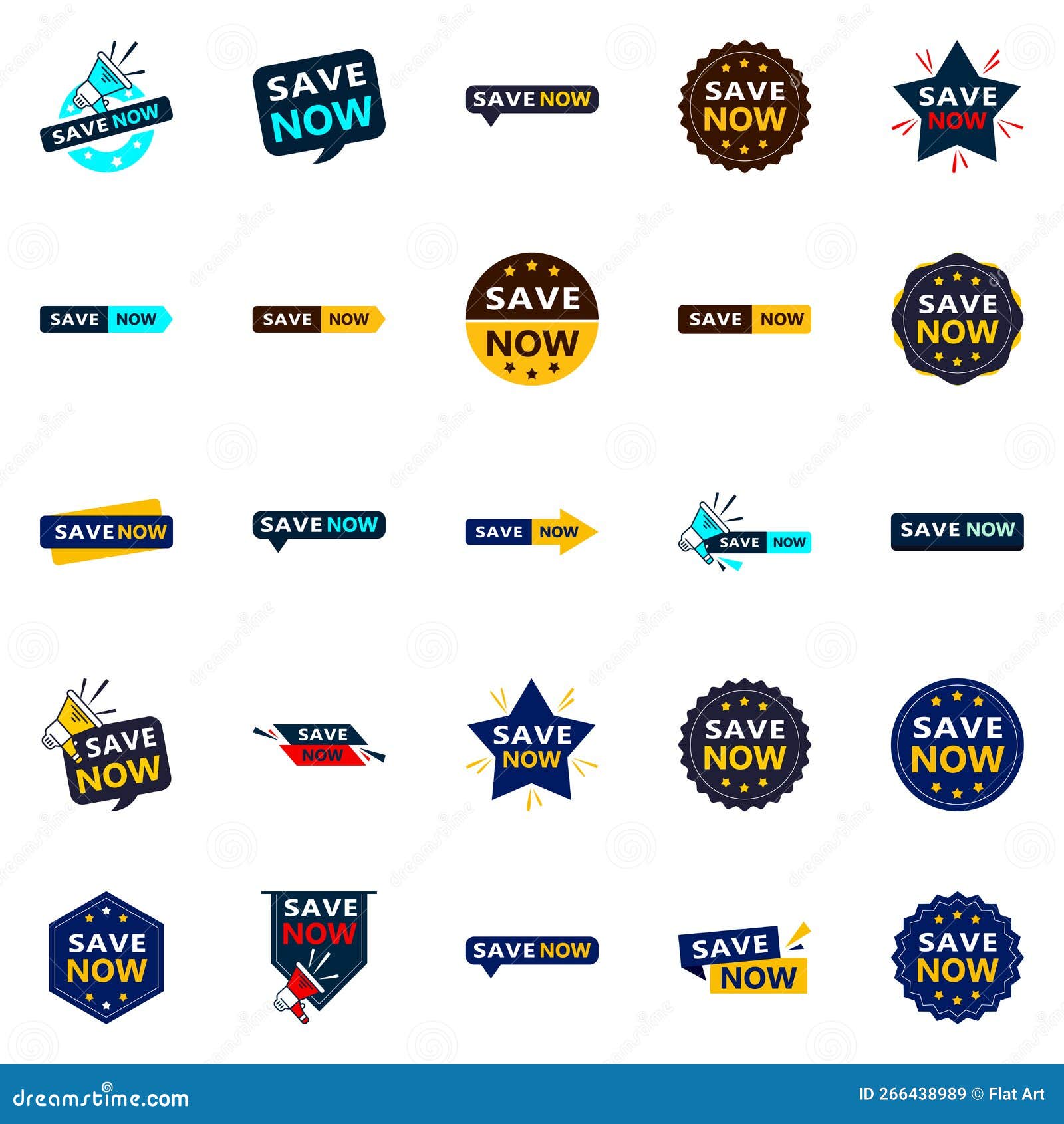 Save Now 25 Modern Typographic Elements for Promoting Savings in a ...