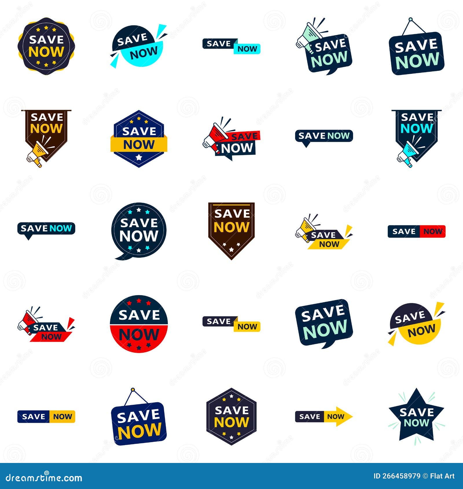 Save Now 25 Modern Typographic Elements for Promoting Savings in a ...