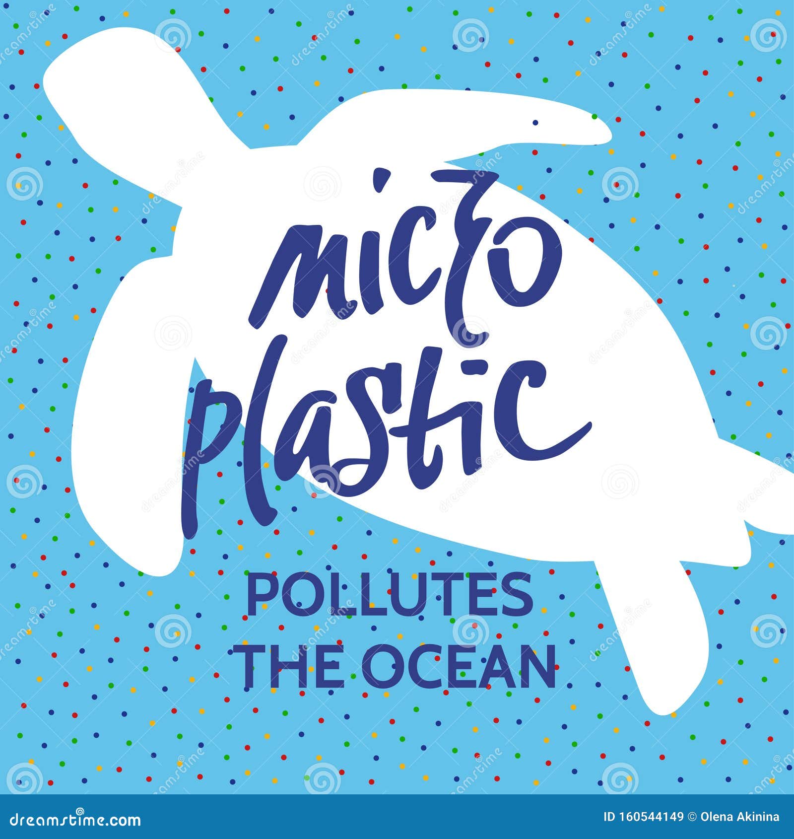 Save The Ocean Square Vector Image The Environment Protection Vector