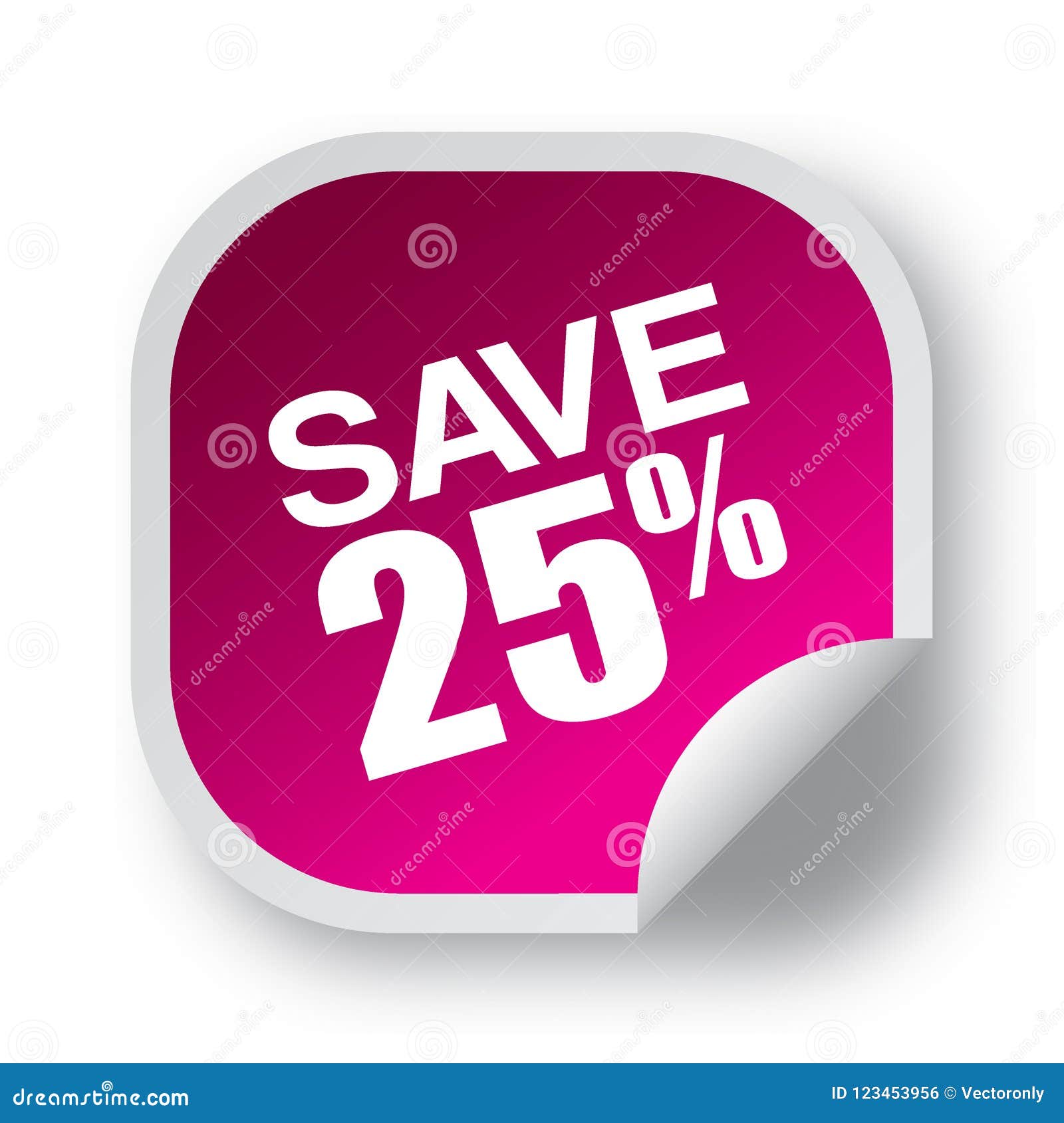 Save 25 offer stock illustration. Illustration of money - 123453956