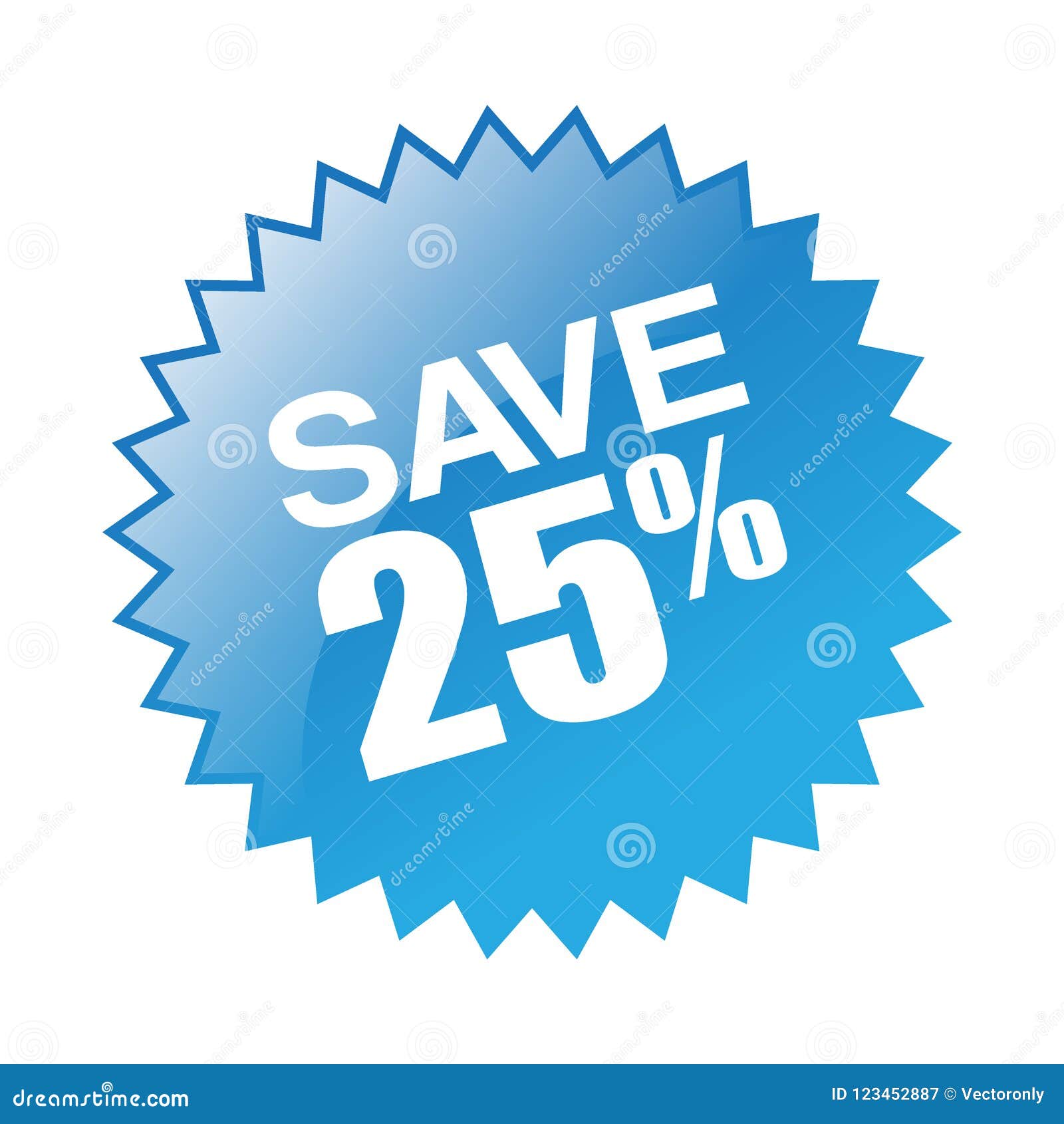 Save 25 offer stock illustration. Illustration of offer - 123452887
