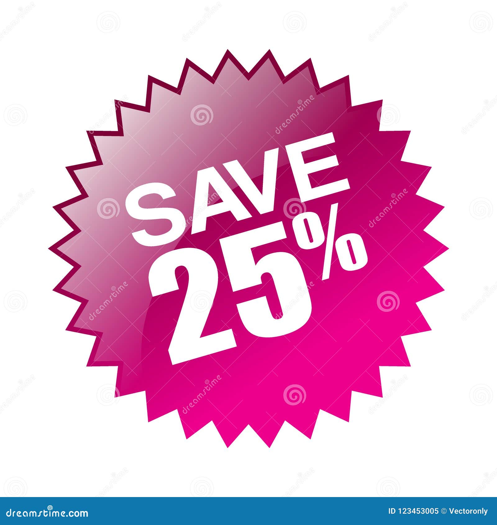 Save 25 offer stock illustration. Illustration of discount - 123453005
