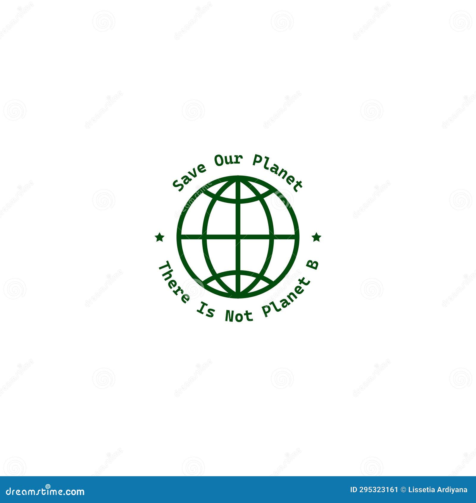 Save Our Planet Logo, Circular Sticker Vector Graphics Stock Vector ...