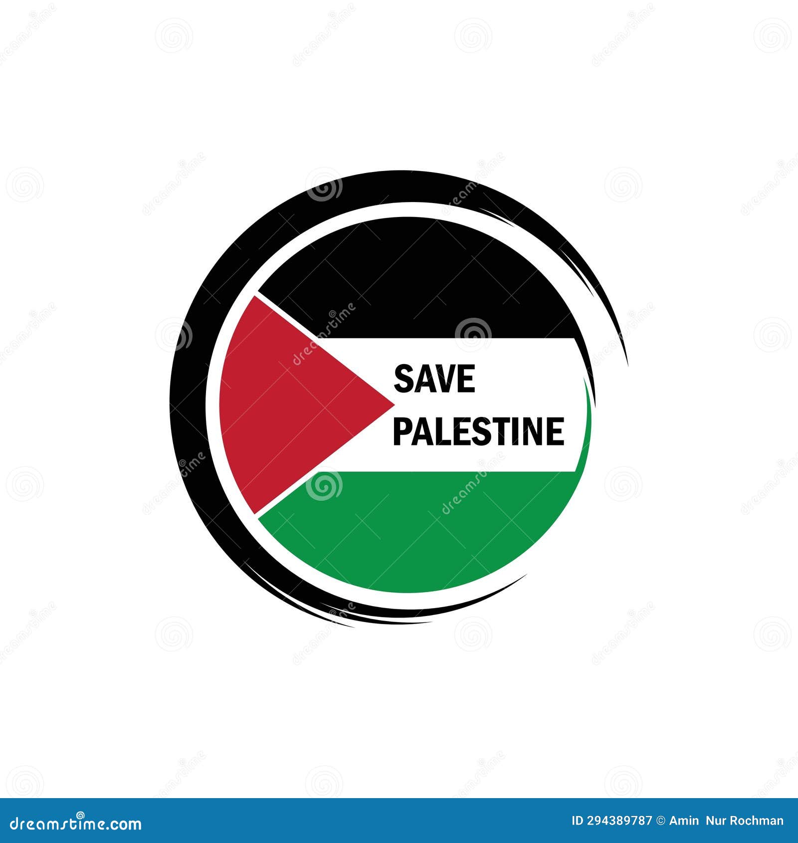 Save Palestine Logo , Free Gaza Vector Design Stock Vector ...