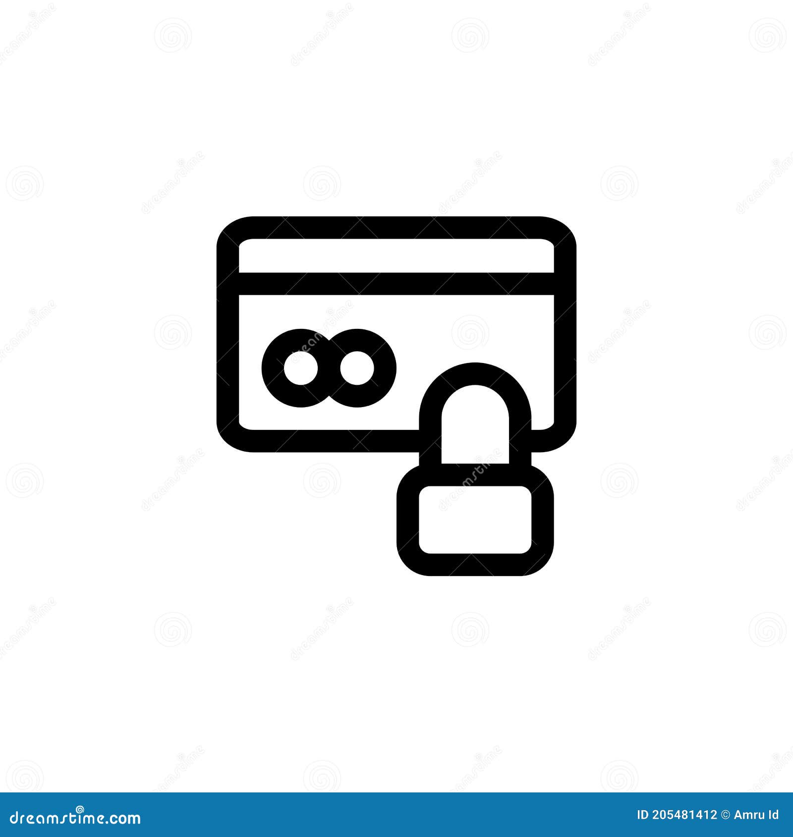 Save Pay Payment Protection Outline Icon, Logo, Vector Stock Vector ...