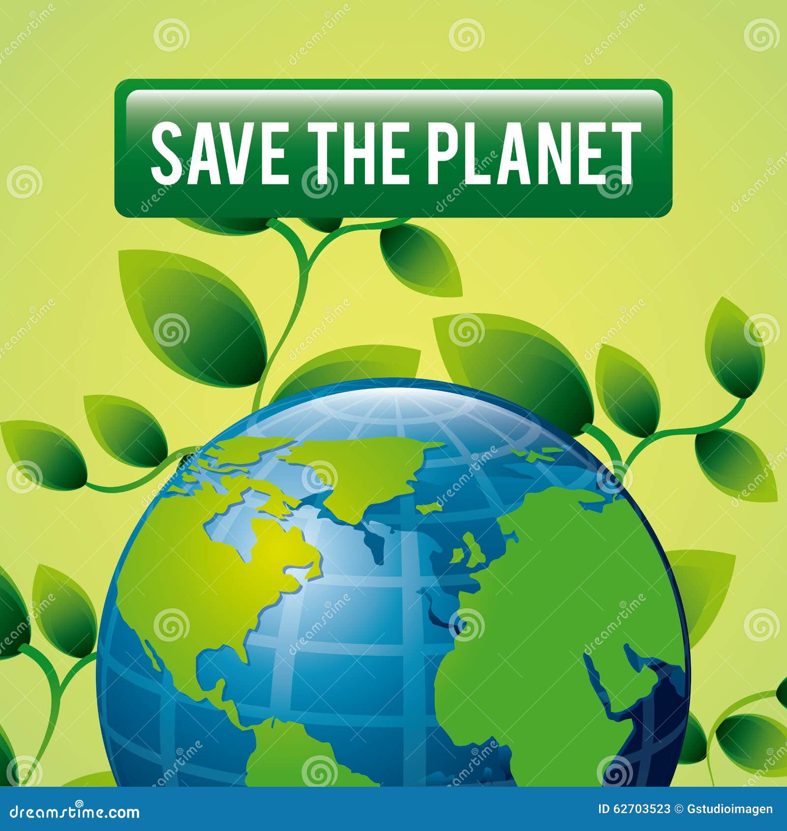 Save planet design stock vector. Illustration of save - 62703523