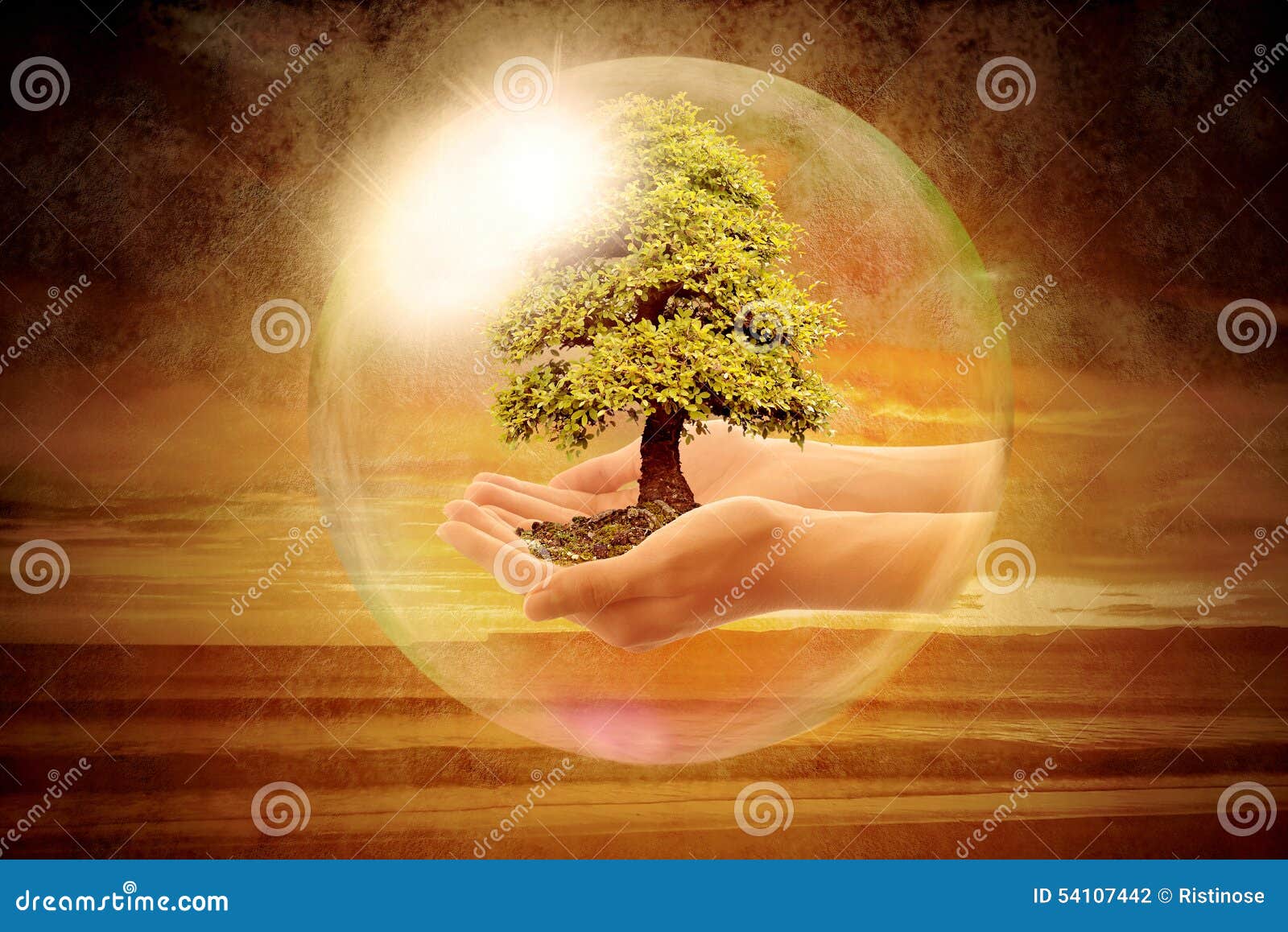 Save The Planet, Earth Day Concept Banner. Creative Vase Head-shape ...