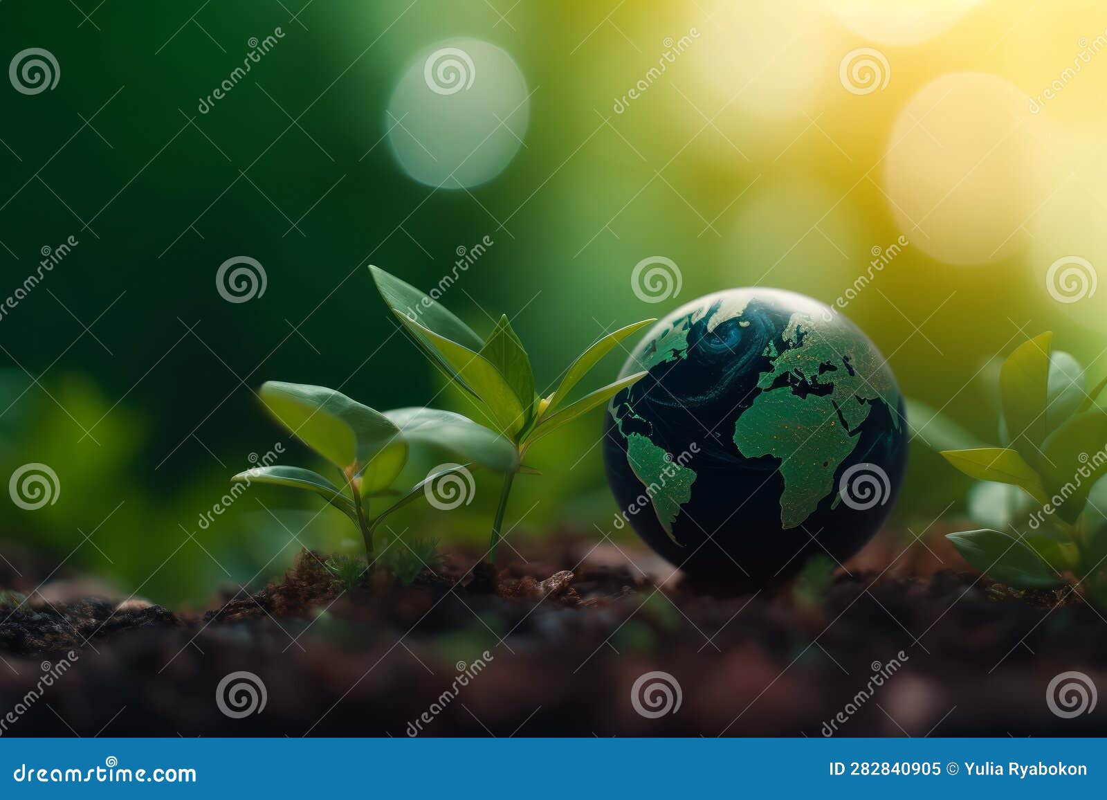 Save Planet Earth. Generate Ai Stock Illustration - Illustration of ...
