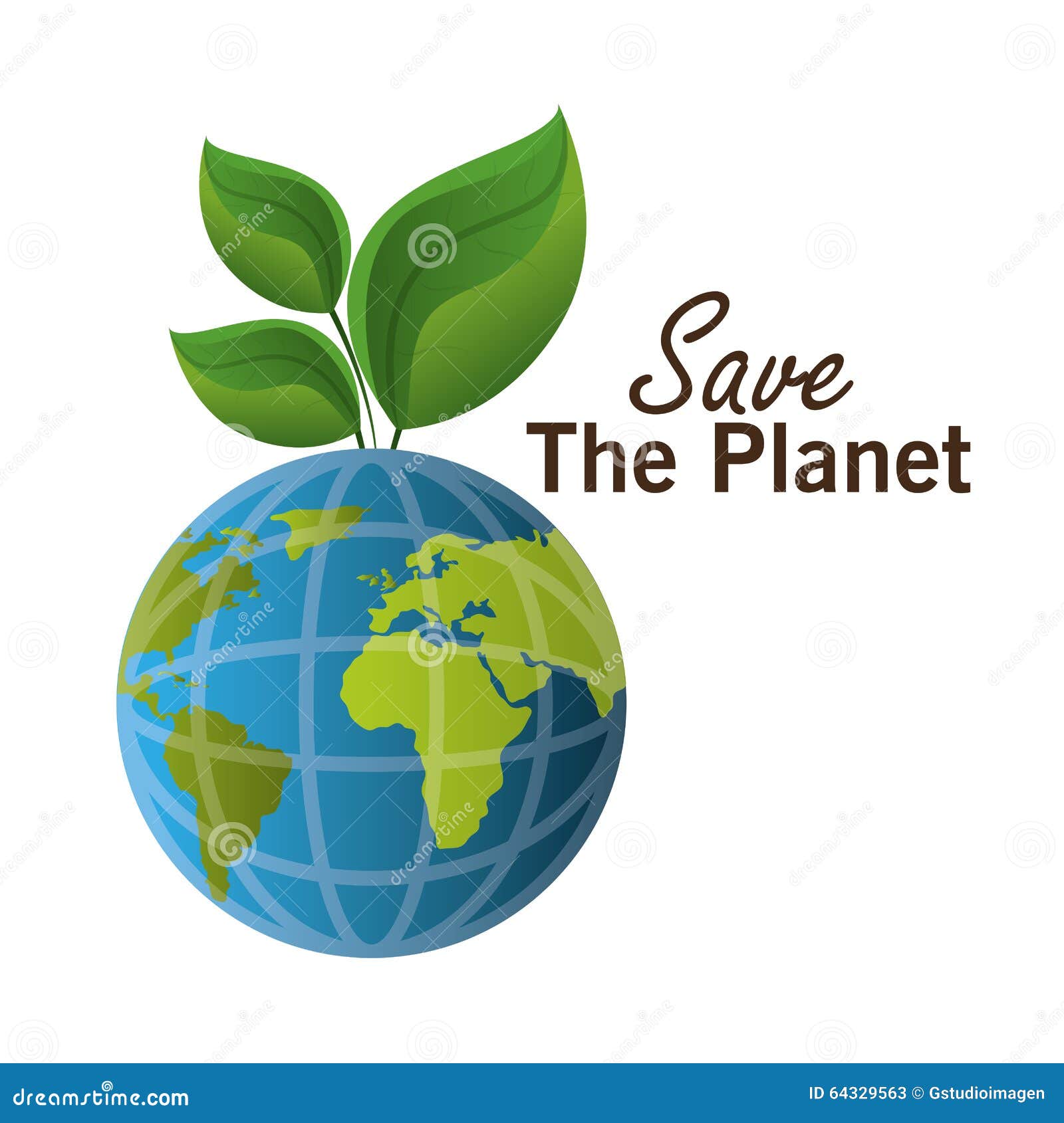 Save the planet stock illustration. Illustration of enviromental - 64329563
