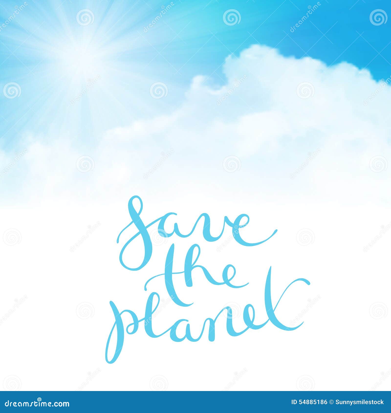 Save the planet stock vector. Illustration of green, nature - 54885186