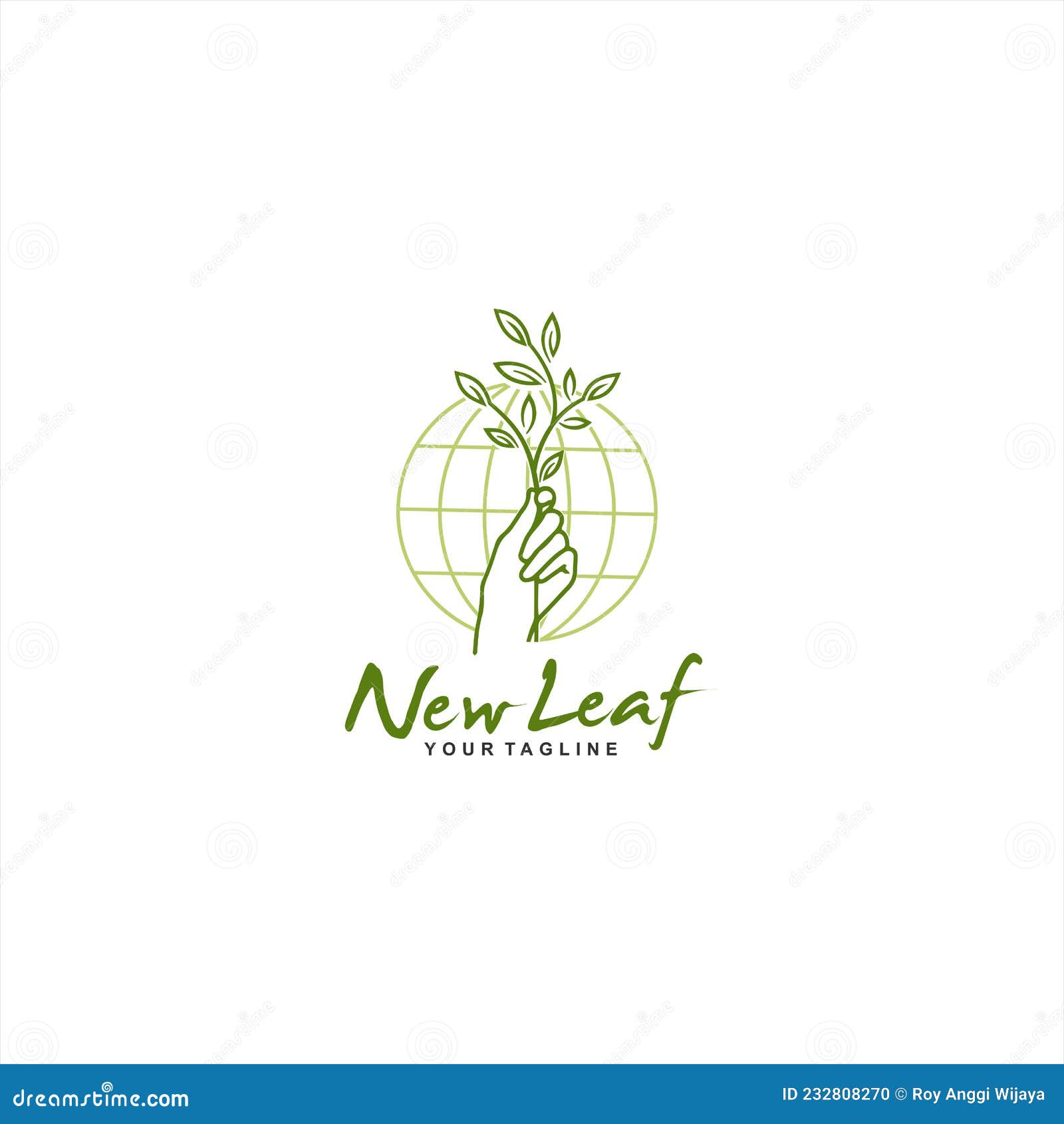 Save the Plant Logo Design Idea Stock Vector - Illustration of flora ...