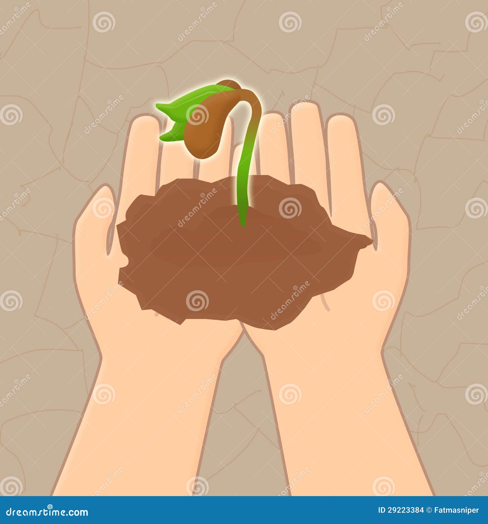 Save plants stock illustration. Illustration of earth - 29223384