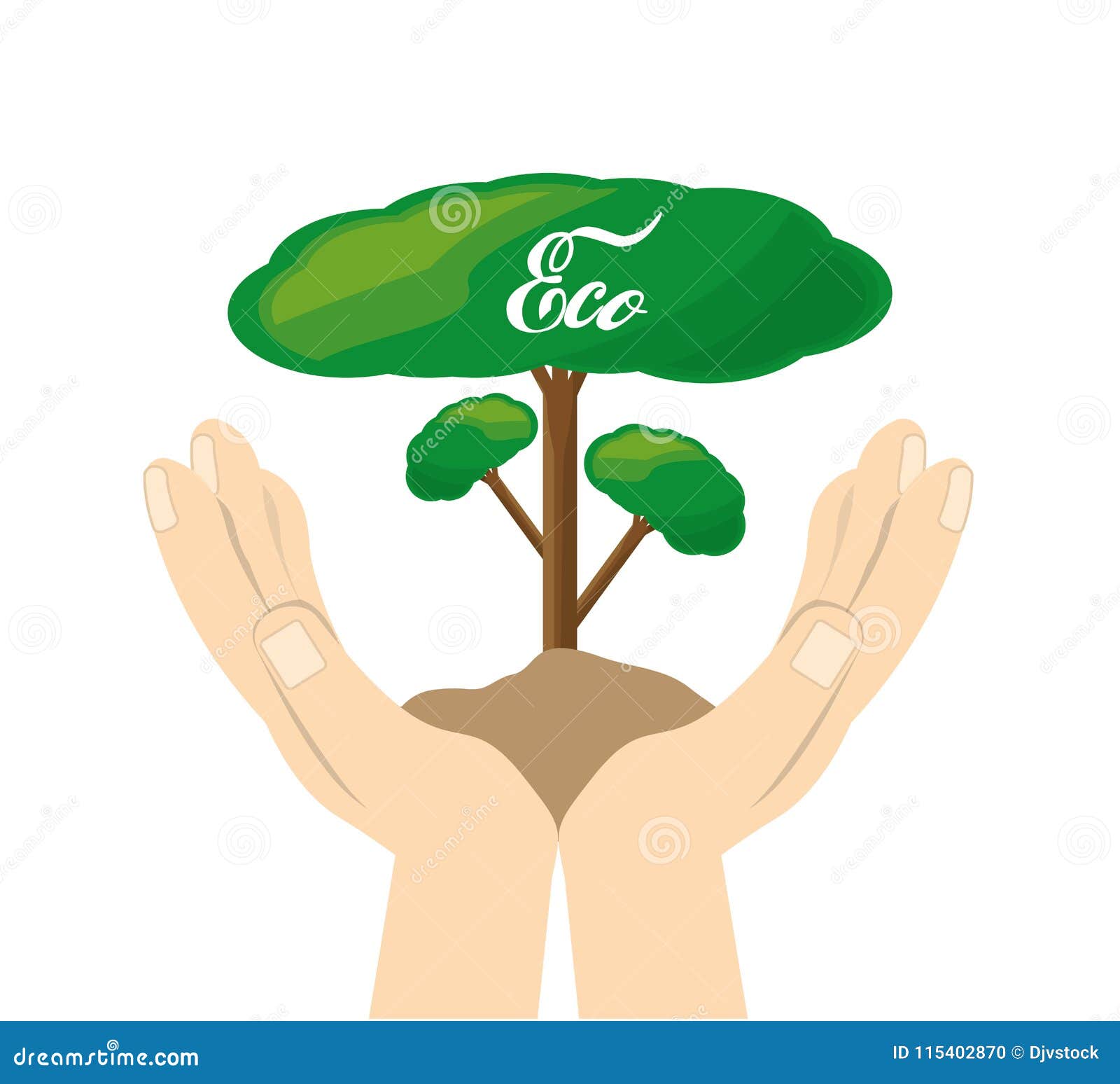 Save the Plants for the Planet Conservation Stock Vector - Illustration ...