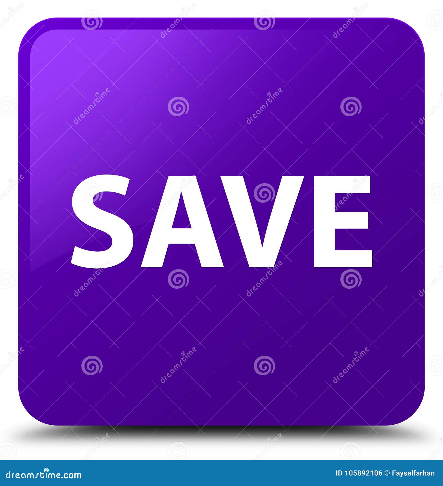 Save purple square button stock illustration. Illustration of storage ...