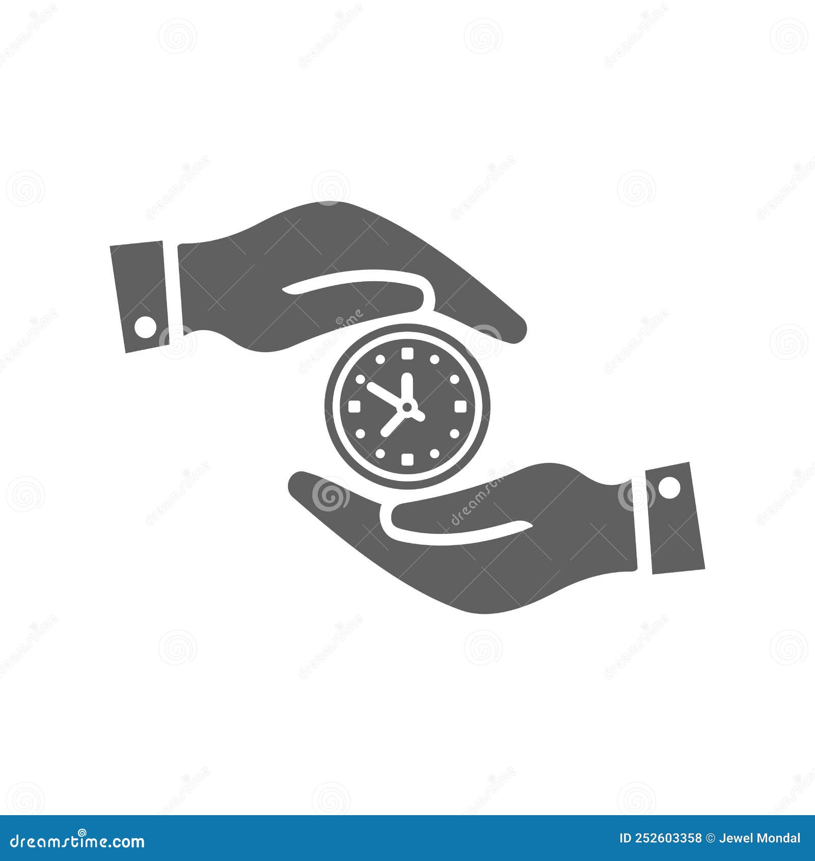 Save, Saving, Time Icon. Gray Vector Design Stock Illustration ...