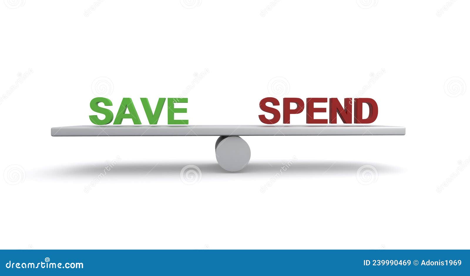 Save And Spend Arrows Opposite Directions Royalty-Free Stock Photo ...