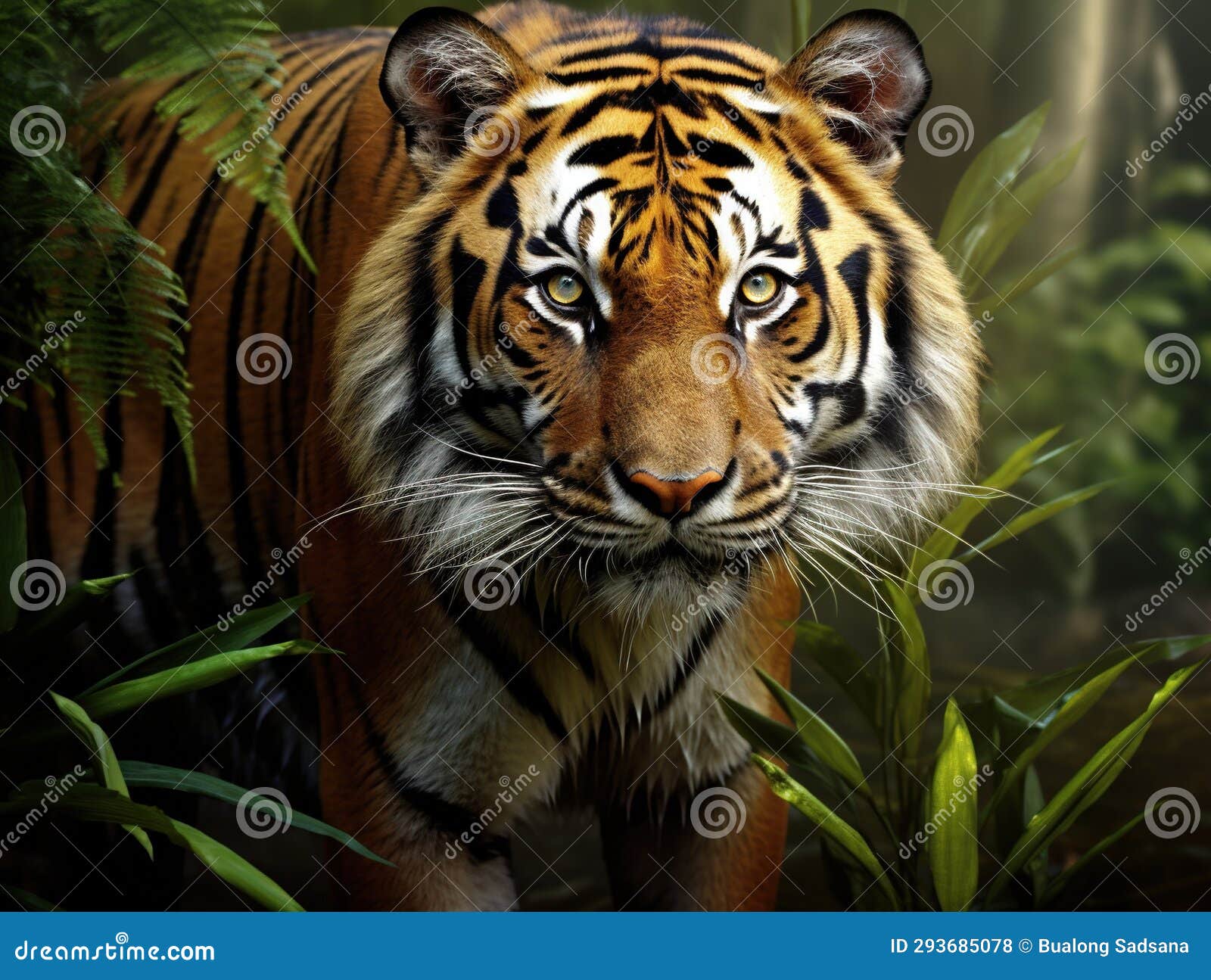 Ai Generated Illustration Wildlife Concept of Save Tiger Project Stock ...