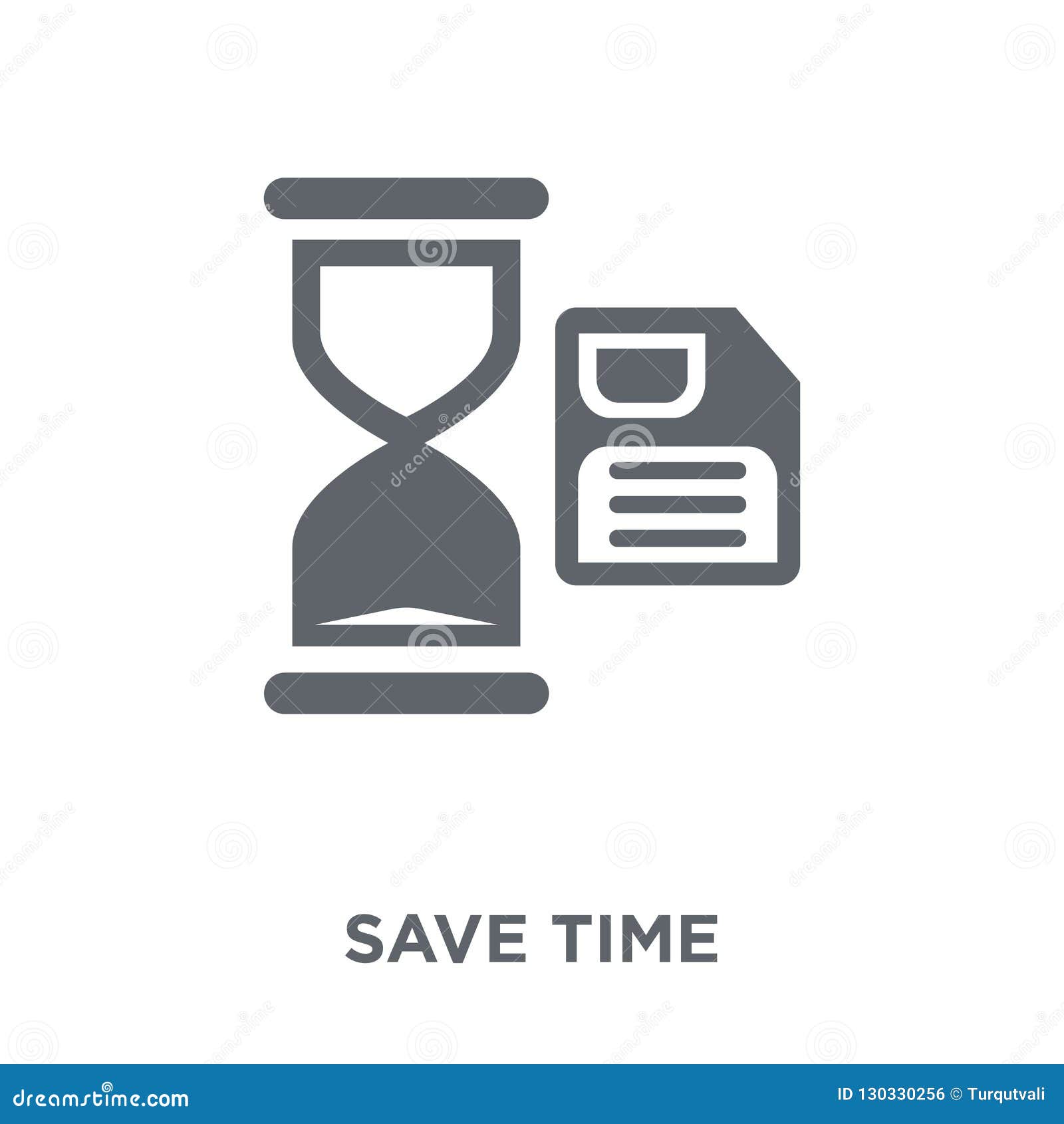 Save Time Icon from Time Managemnet Collection. Stock Vector ...