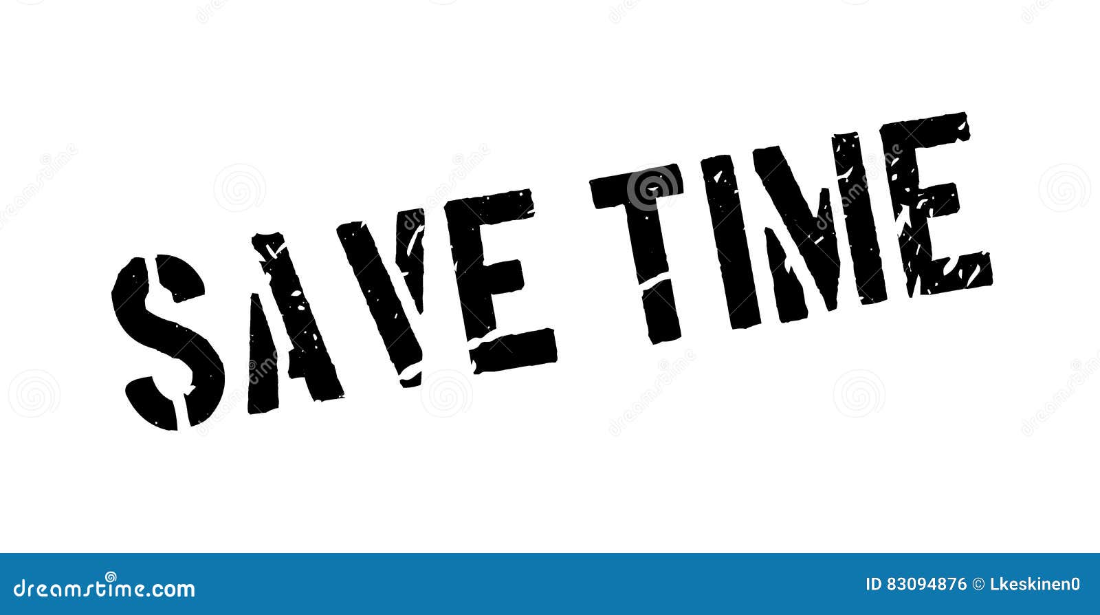 Save time rubber stamp stock illustration. Illustration of rectangular ...