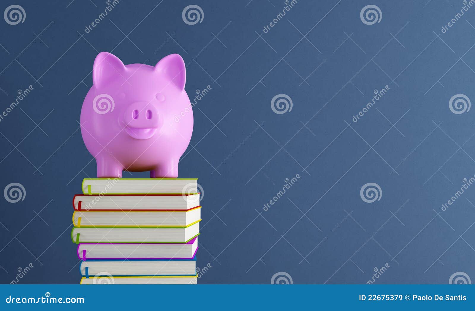 Save to study stock illustration. Illustration of piggy - 22675379