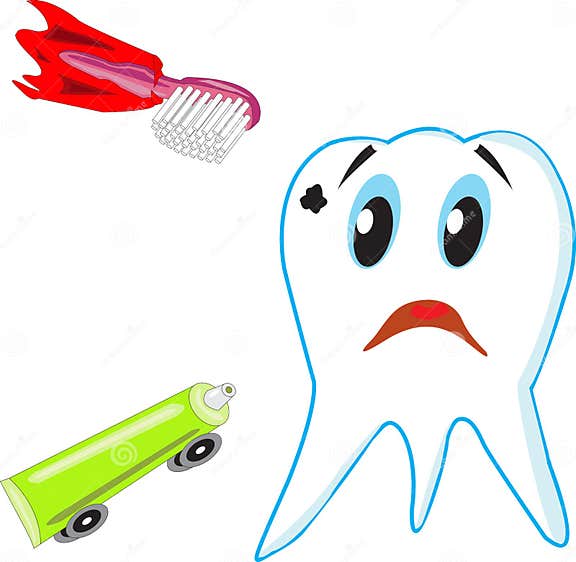 Save the tooth stock vector. Illustration of dental, green - 57585087