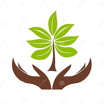 Save Tree Icon.Eco Friendly Vector Illustration Stock Vector ...