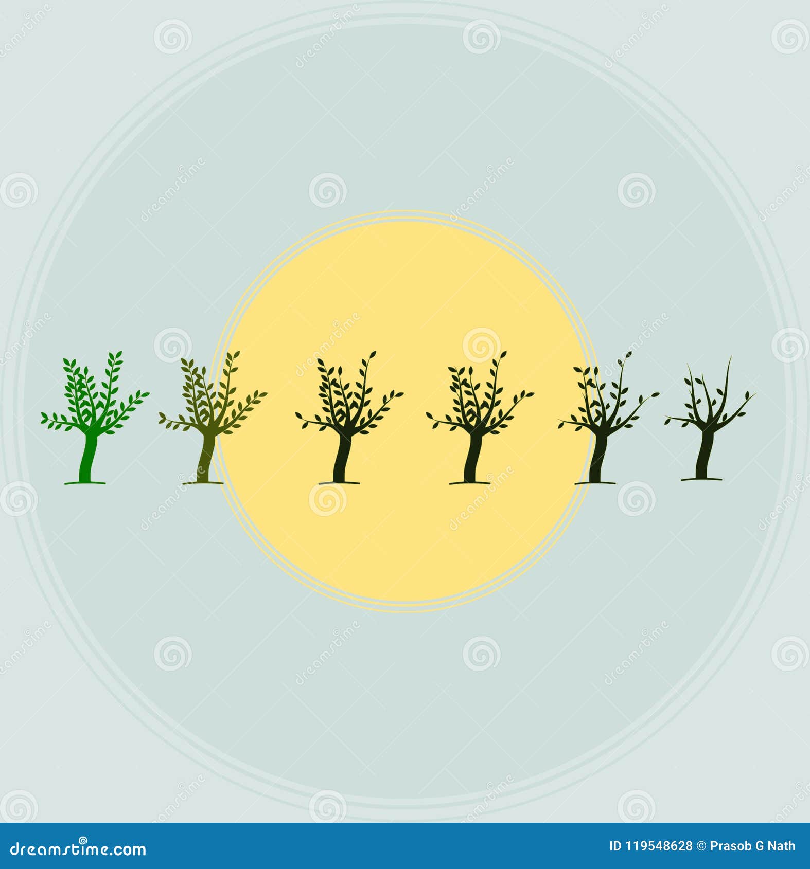 Save Trees Save Earth Vector and Illustration Stock Vector ...