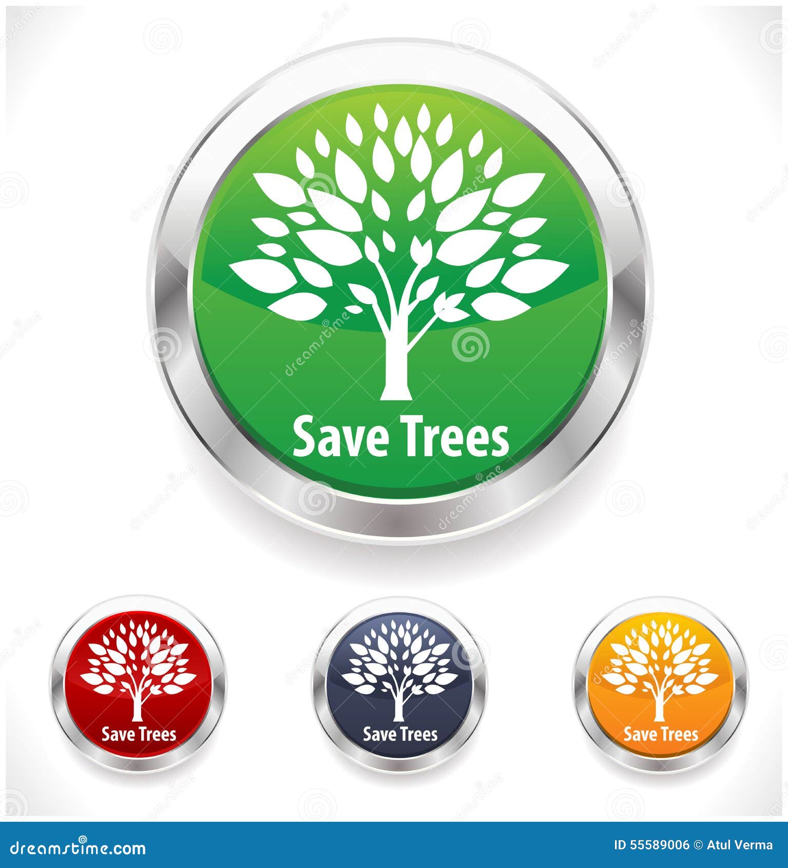 Save Trees and Save Nature Badge Background- Stock Vector ...