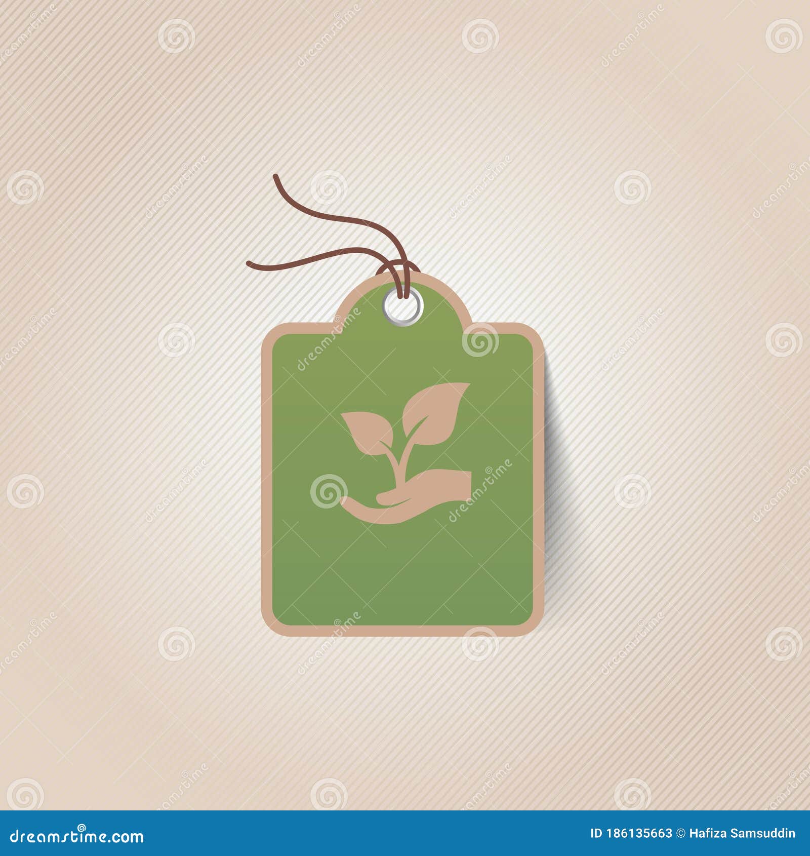 Save Trees Tag. Vector Illustration Decorative Design Stock ...