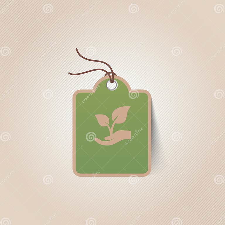Save Trees Tag. Vector Illustration Decorative Design Stock ...