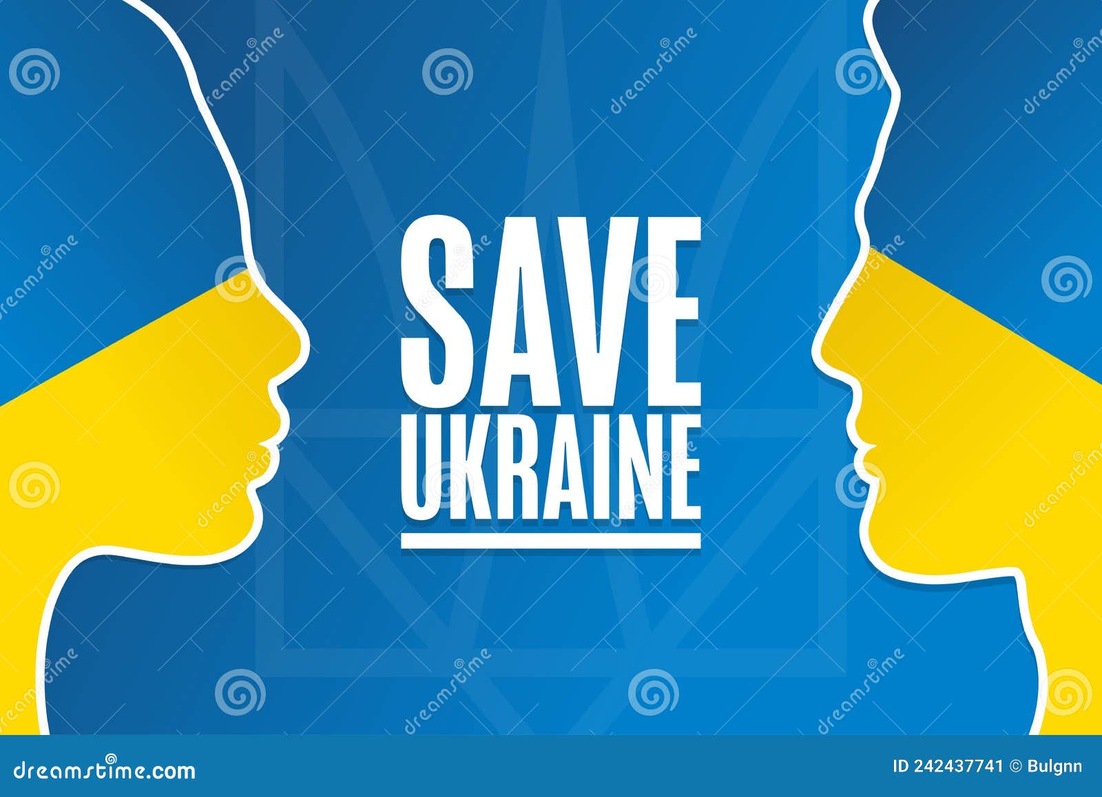 Save Ukraine. Template for Background, Banner, Poster with Text ...