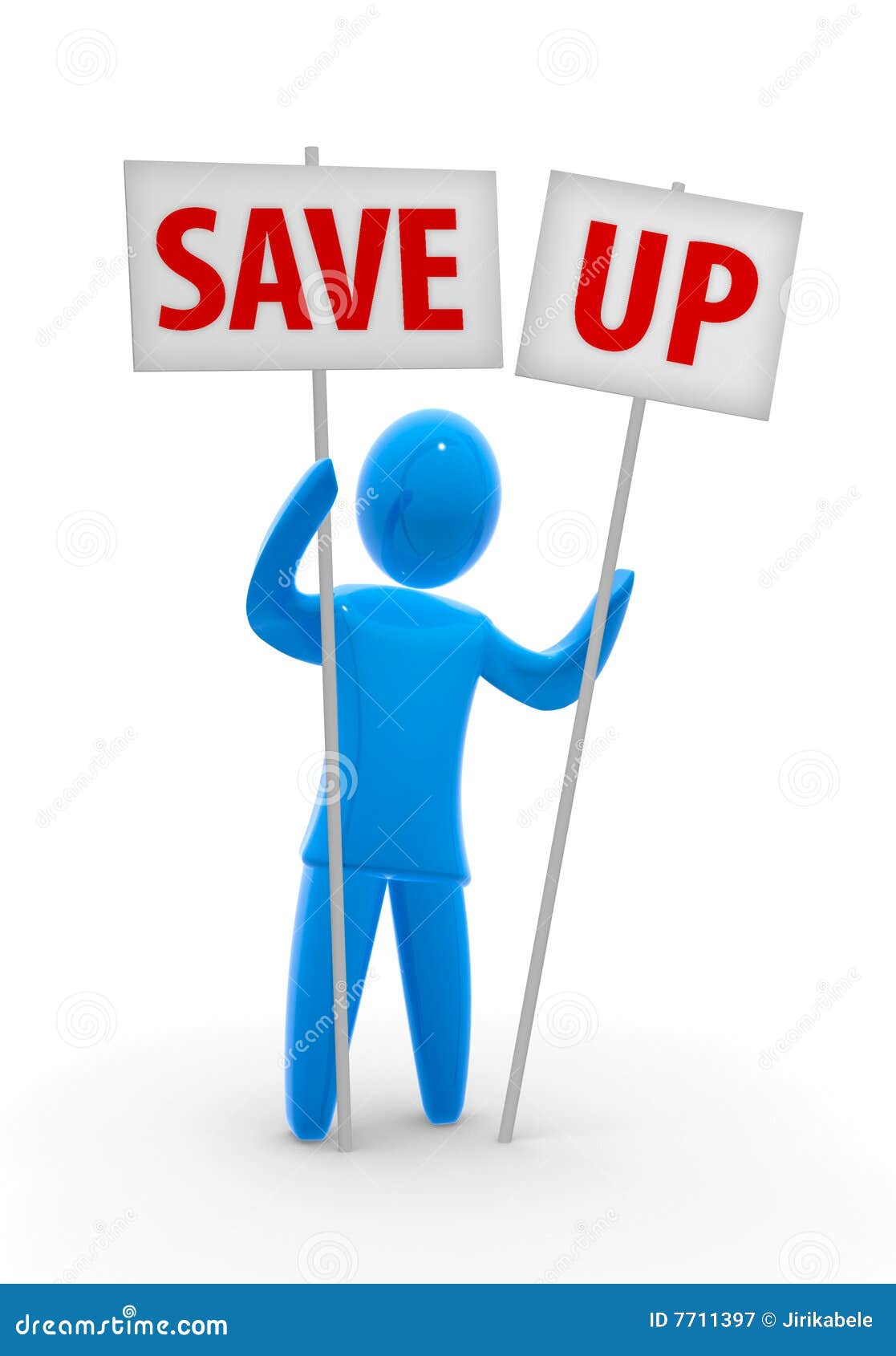 Save up stock illustration. Illustration of costs, cheap - 7711397