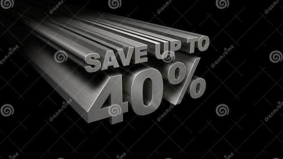 SAVE UP TO 40 TOP VIEW stock illustration. Illustration of depth - 2205653