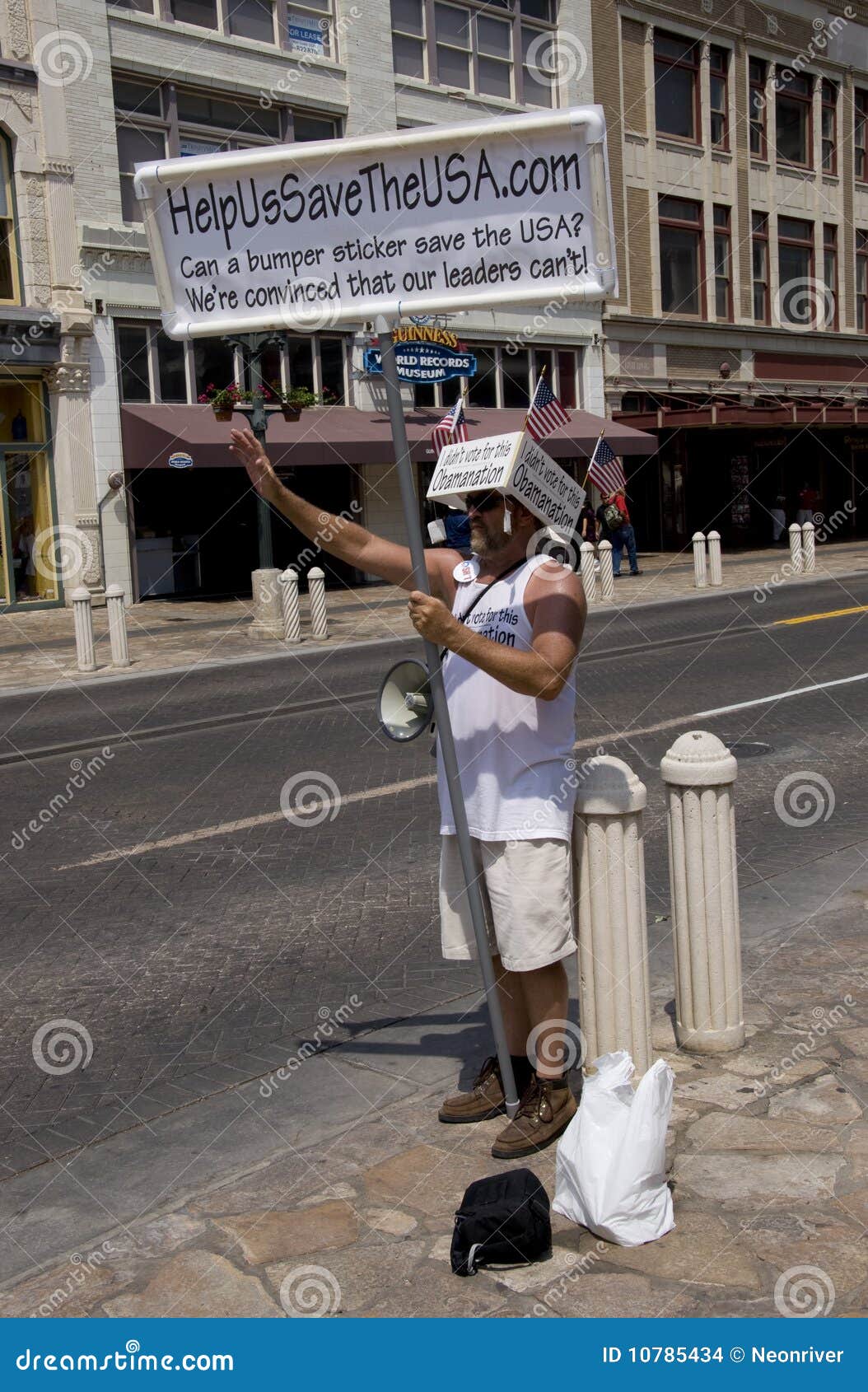 Save the USA editorial stock image. Image of signs, campaign - 10785434