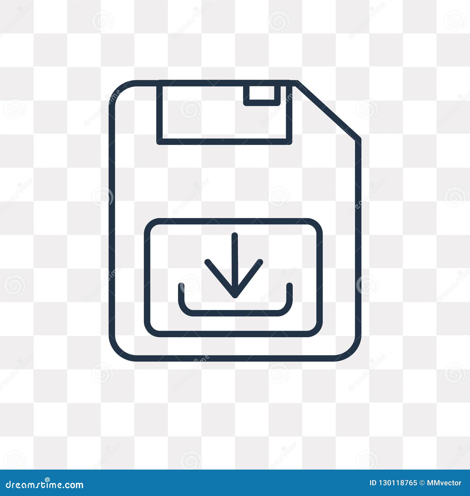 Save Icon Vector Isolated On White Background, Logo Concept Of S ...