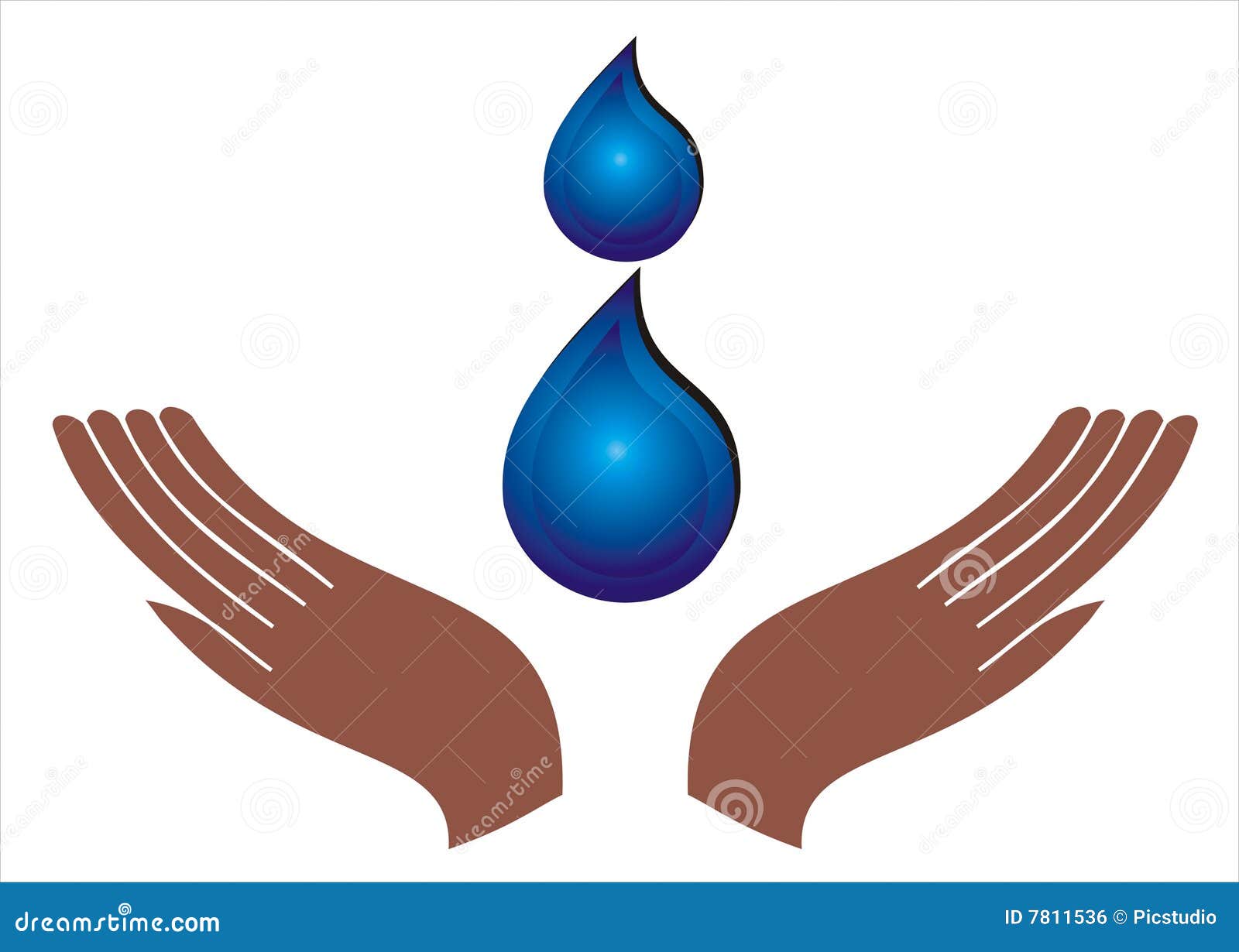 Save Water Save Life Vector Illustration | CartoonDealer.com #60244914