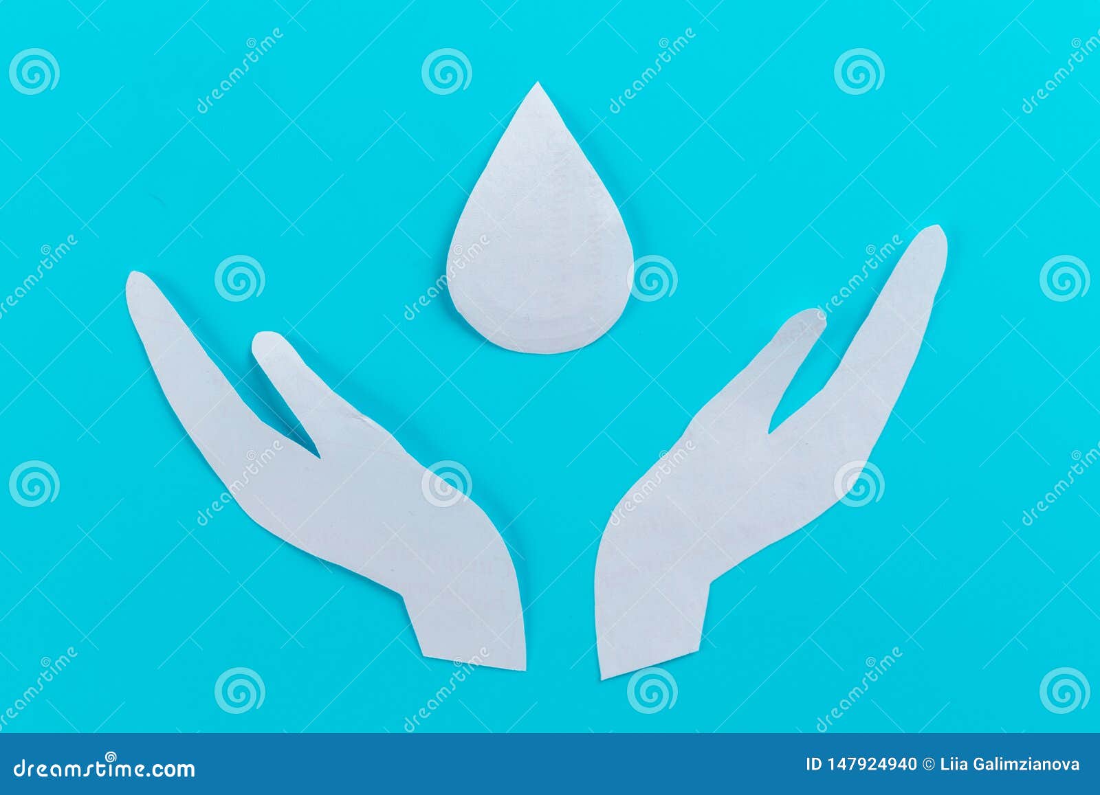 Save Water, Save Earth and Go Green Stock Photo - Image of conceptual ...