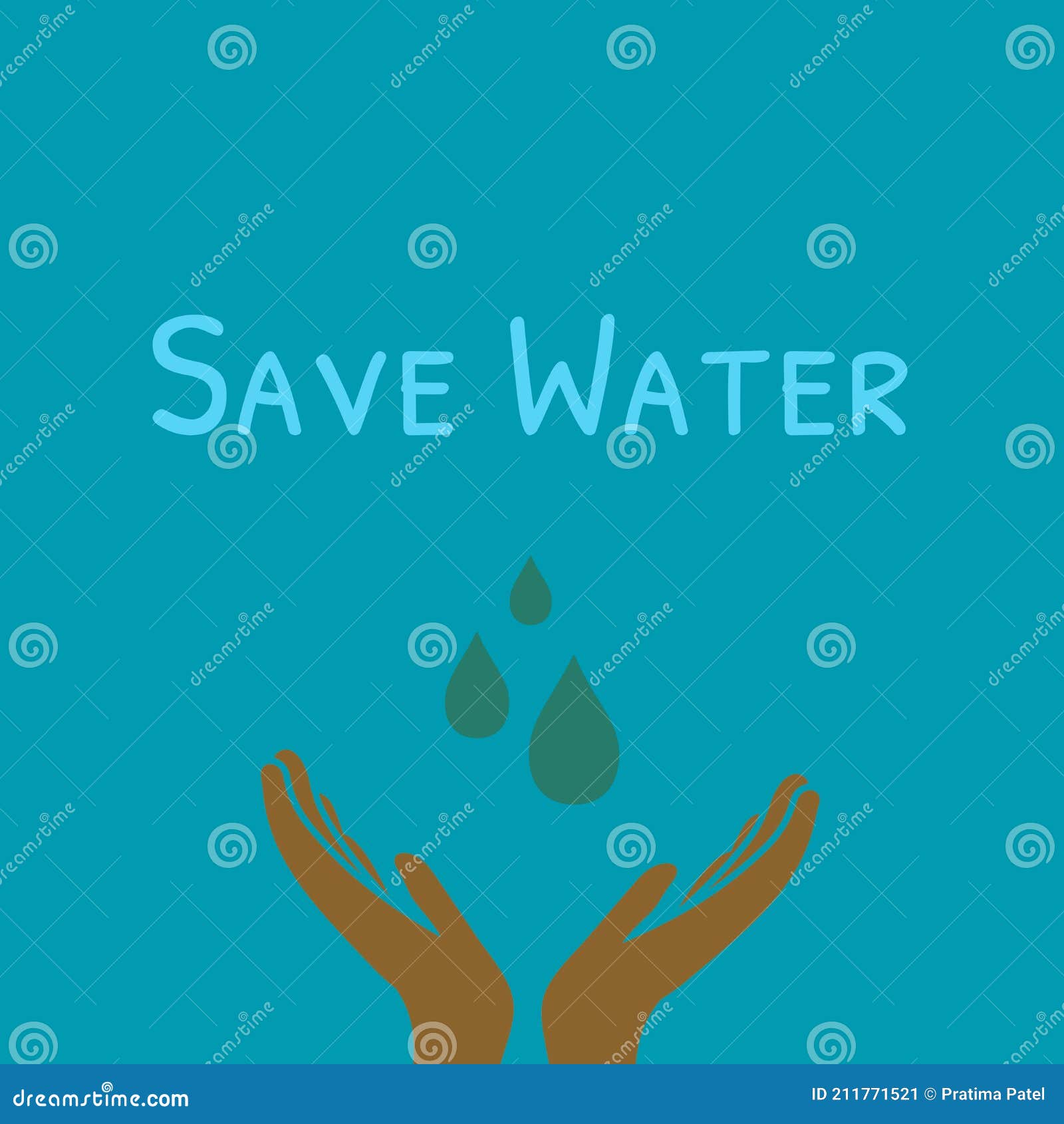 Save Water, Environment Awareness Concept, Abstract Background, Hands ...